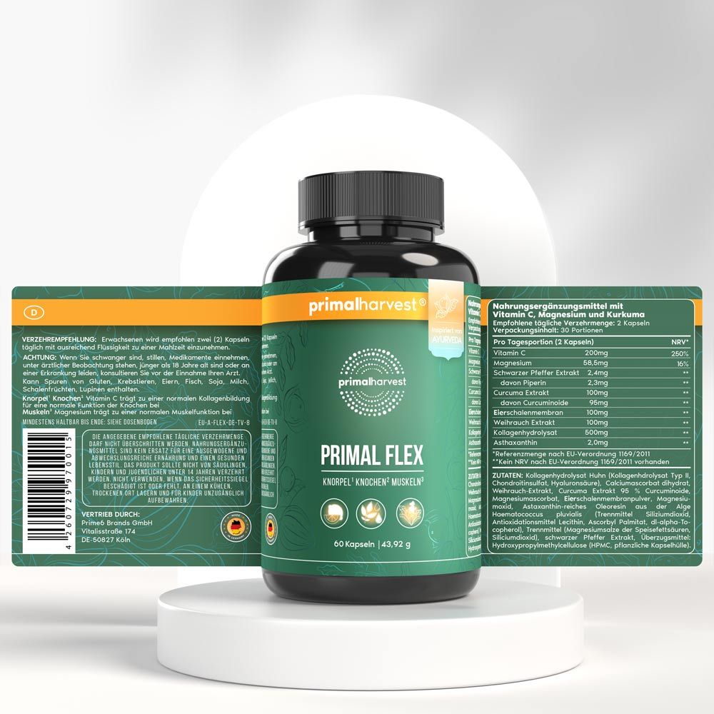 Gelenk Aktiv Primal Flex von Primal Harvest® 60 St - Shop Apotheke