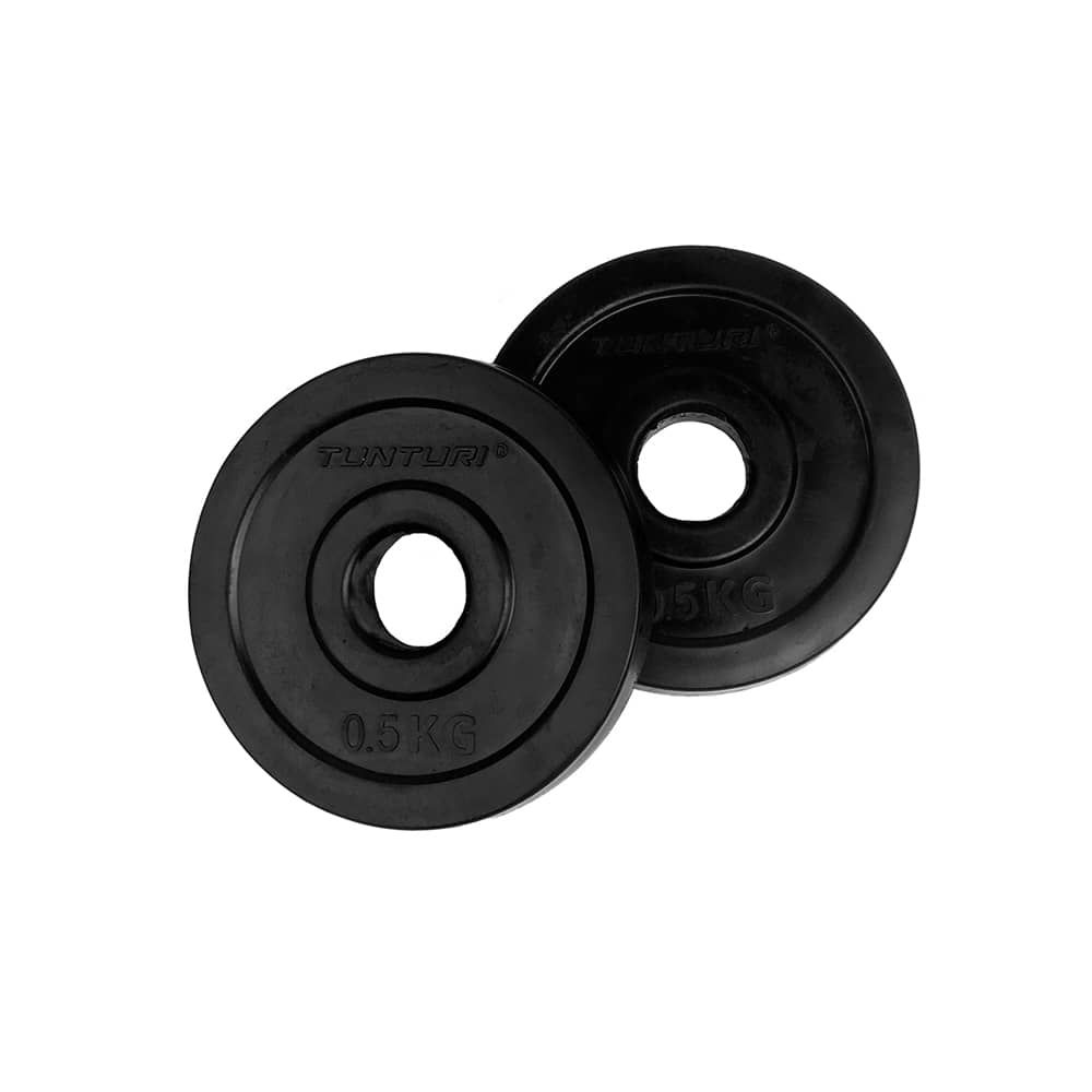 Tunturi Gewichtsscheiben Gummi 0 5 Bis 20 Kg 2 X 0 5 Kg 1 St Shop