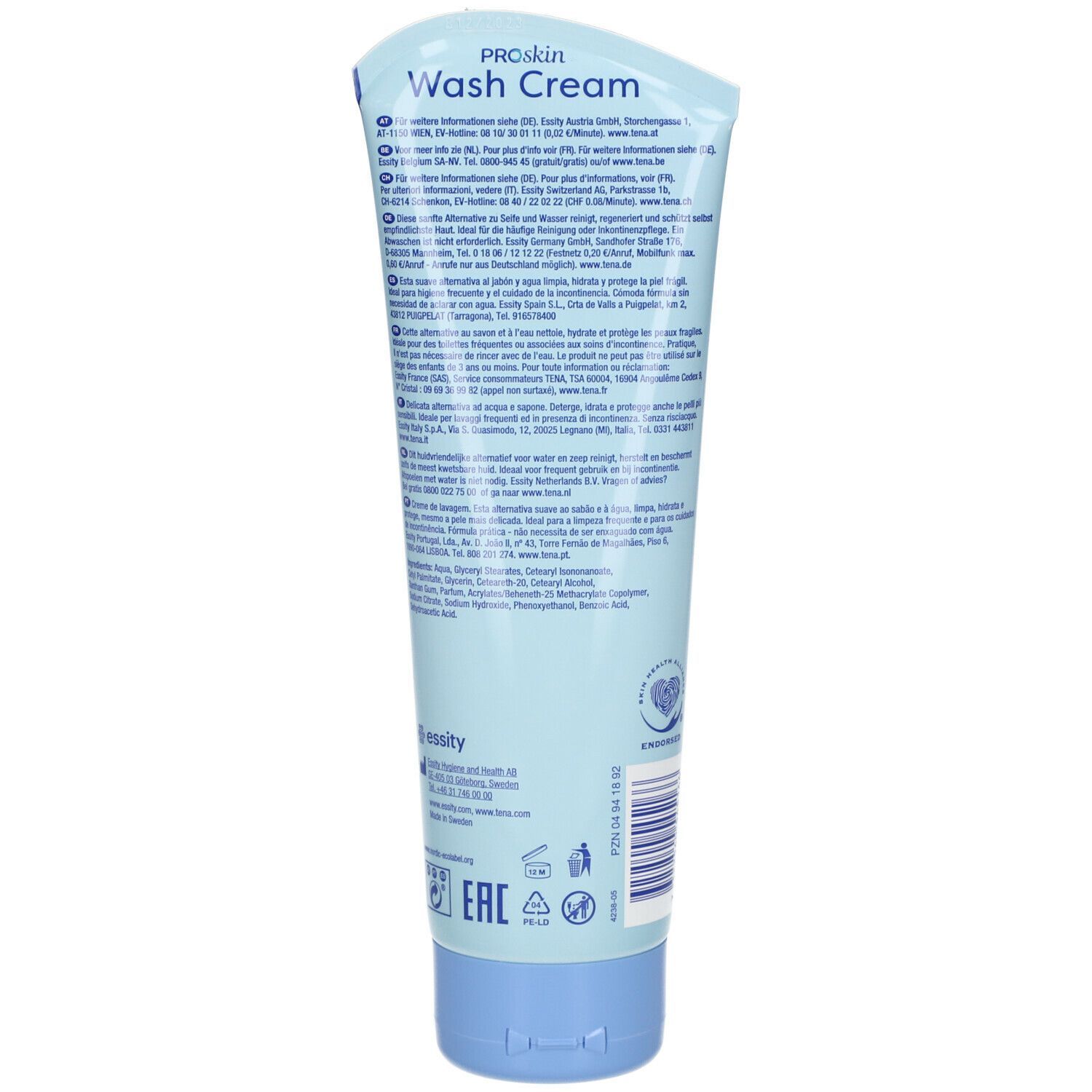 TENA 3-in-1 Wash Cream 250 ml - Shop Apotheke
