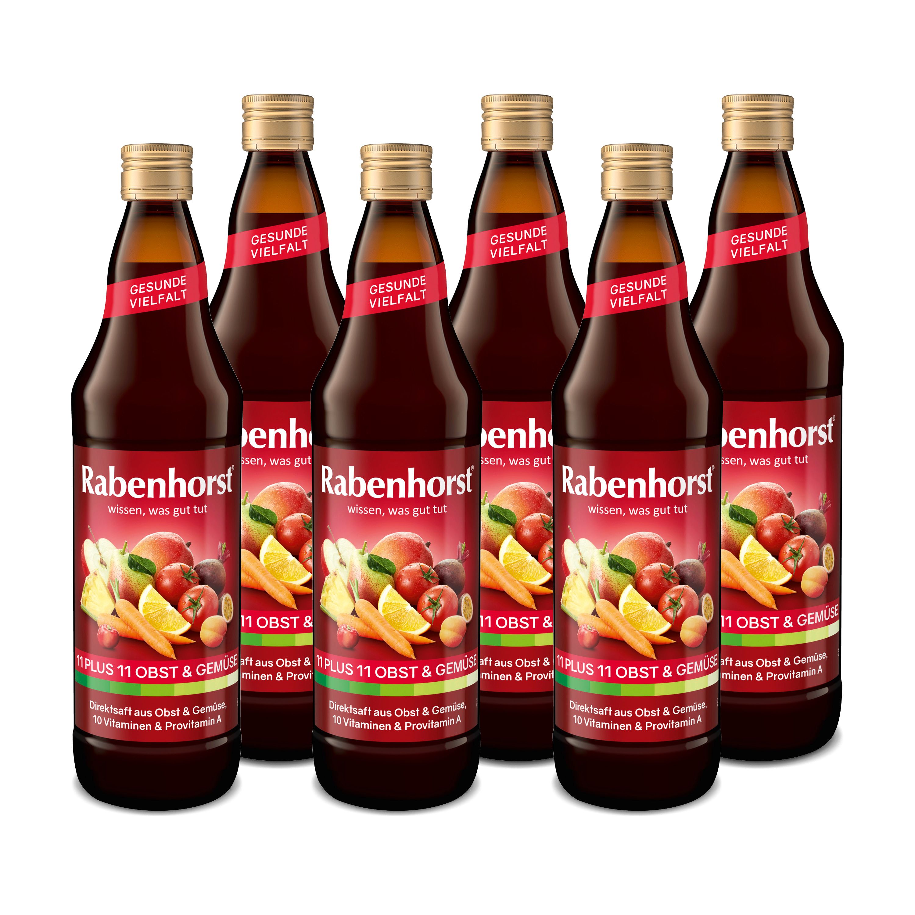 Rabenhorst 11 Plus 11 Obst & Gemüse 6x700 ml - Shop Apotheke