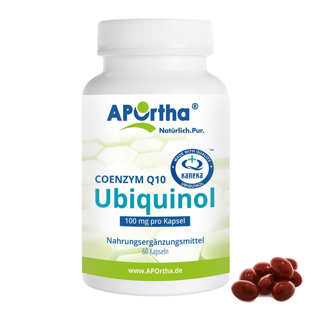 APOrtha® Kaneka Ubiquinol™ Coenzym Q10 Kapseln - 100 mg 60 St - Shop Apotheke