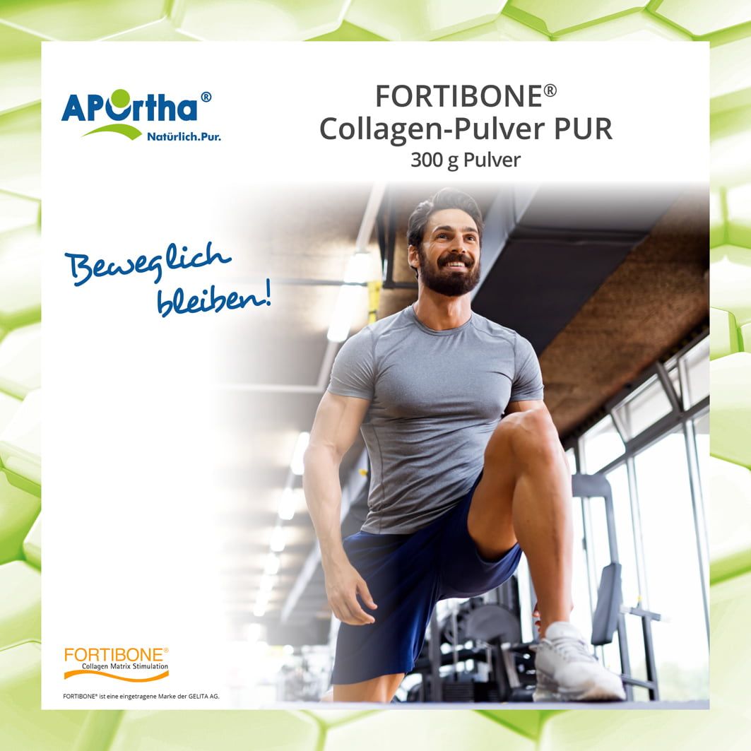 APOrtha® FORTIBONE® B (Rind) Collagen-Peptide Pulver PUR 300 g - Shop ...