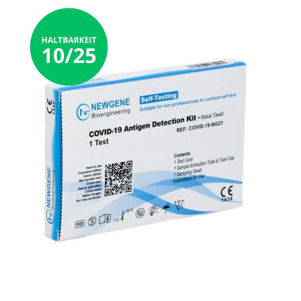 Newgene COVID-19 Antigen Schnelltest Corona Test - Langes MHD 10/25 15 ...
