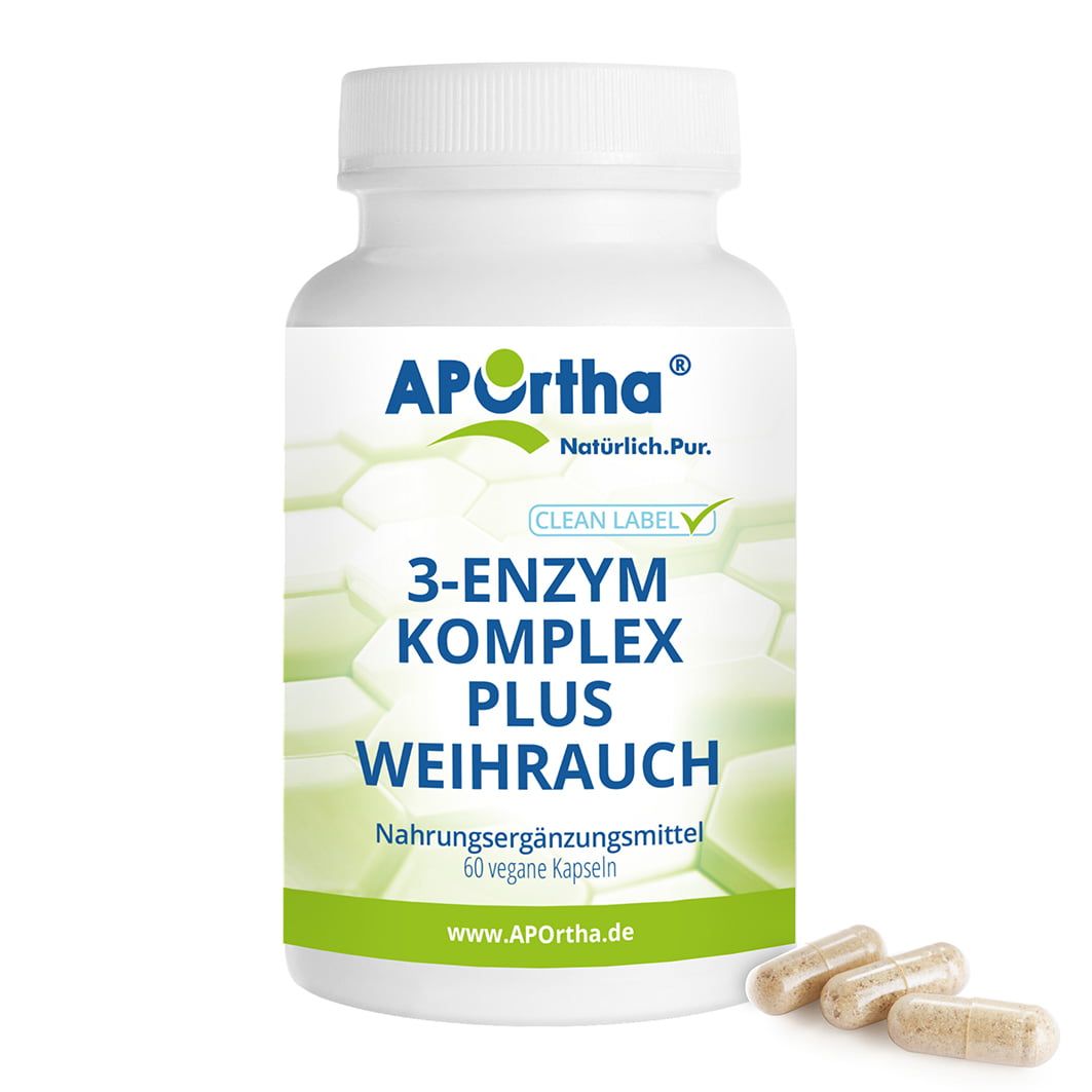 APOrtha® 3-Enzym-Komplex plus Weihrauch - vegane Kapseln 60 St - Shop ...