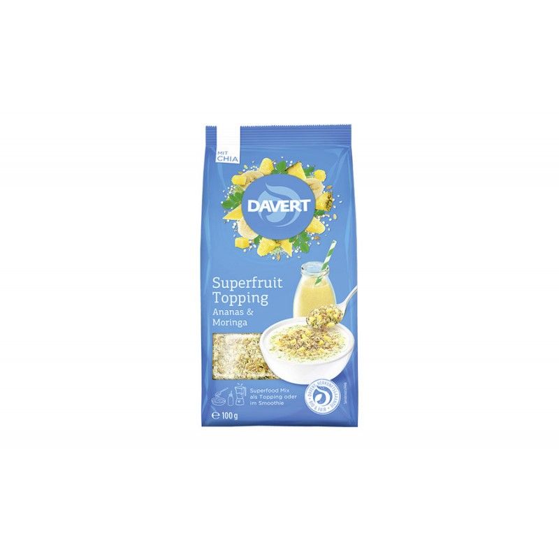 Davert - Superfruit Topping Ananas & Moringa 100 g - Shop Apotheke
