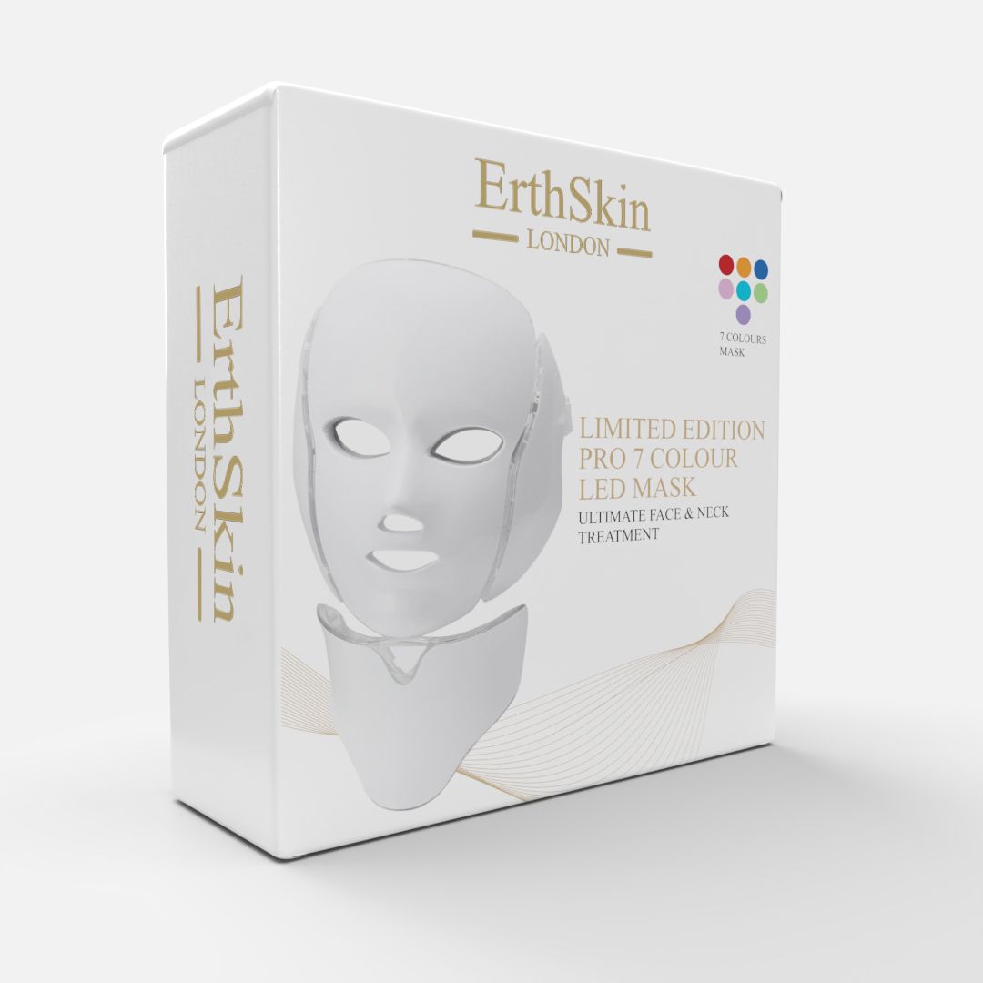 ErthSkin London 7 Farben Gesichts + Hals LED Maske 1270 g - Shop Apotheke