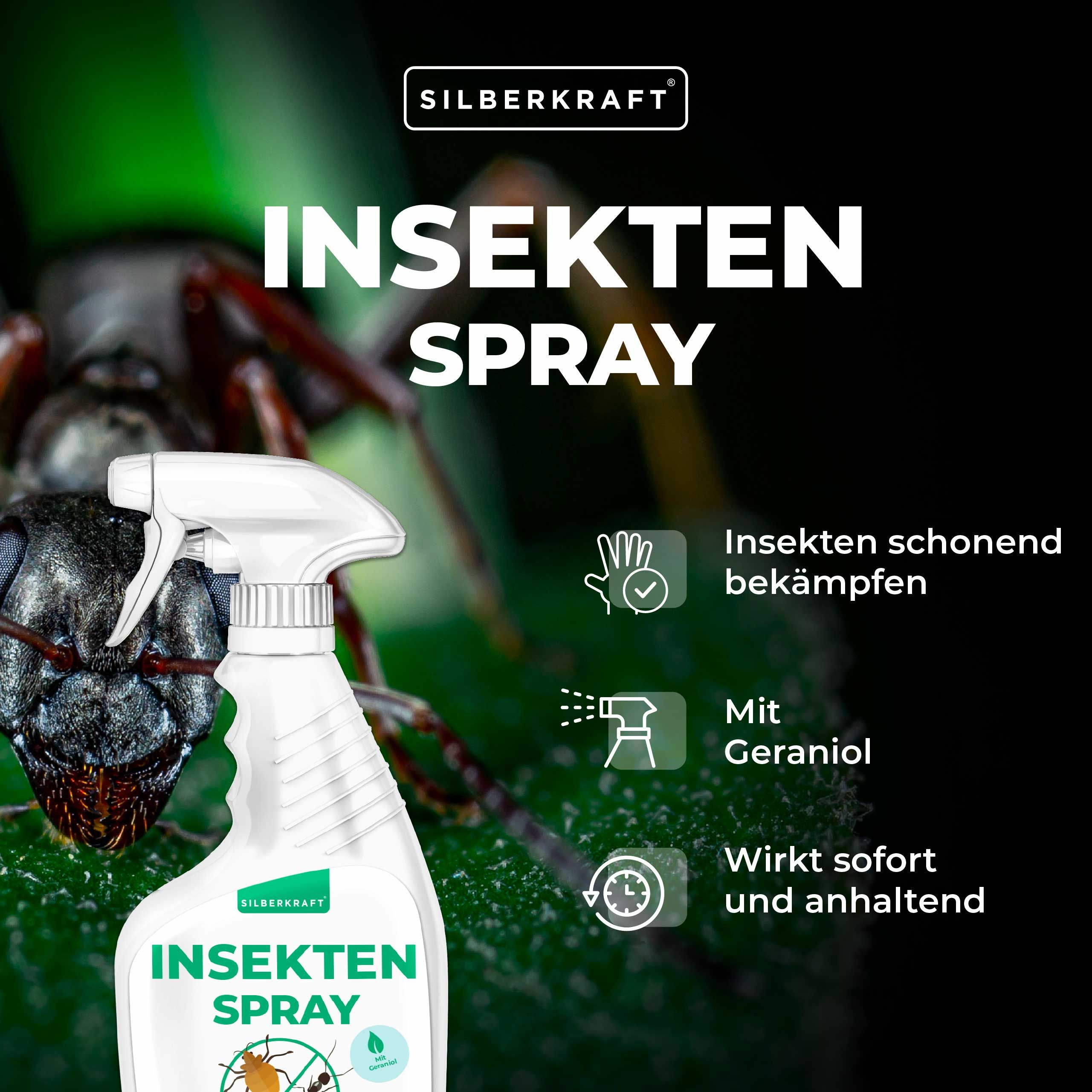 SILBERKRAFT Universal Insektenspray 4x500 ml - Shop Apotheke