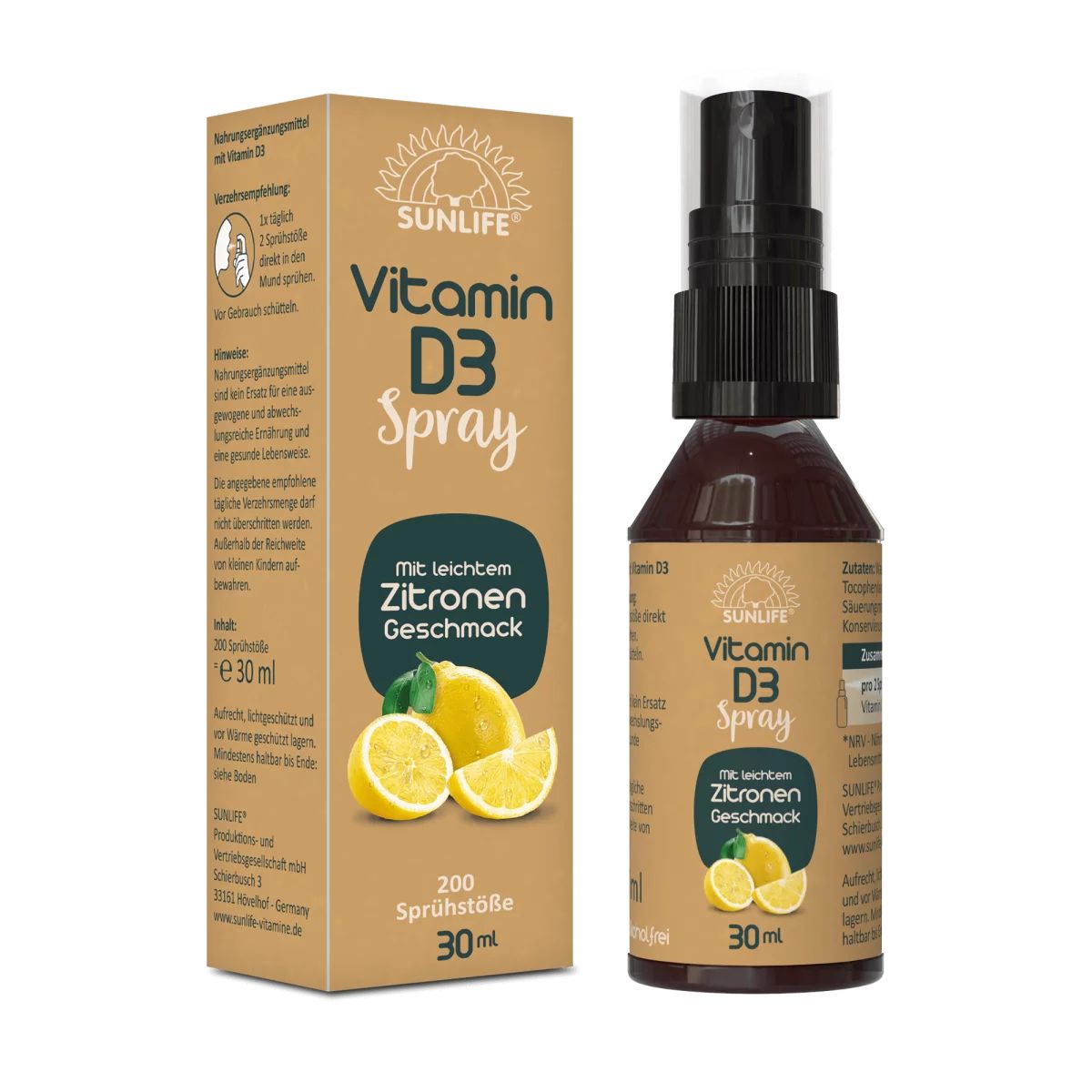SUNLIFE® Vitamin D3 Spray 30 ml - Shop Apotheke