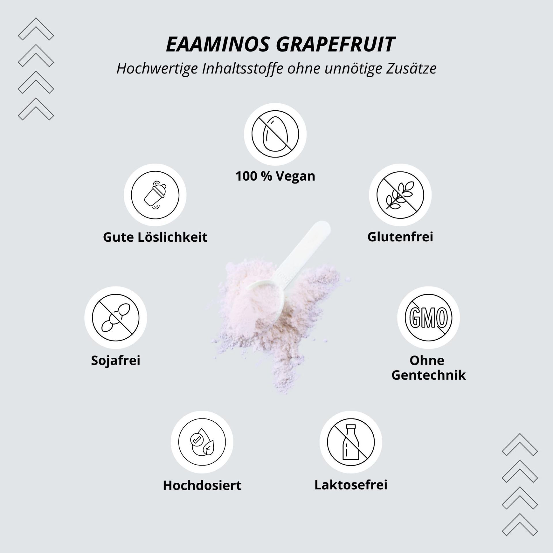 nutri+ Instant EAA Pulver 500g Komplex - Essentielle Aminosäuren 500 g ... nutri+ Instant EAA Pulver 500g Komplex - Essentielle Aminosäuren 500 g ...