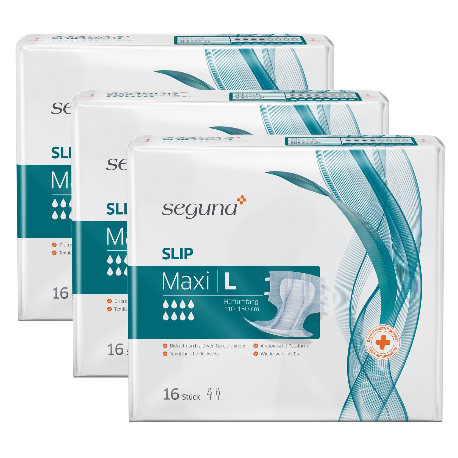 SEGUNA Slip Maxi 3x16 St - Shop Apotheke