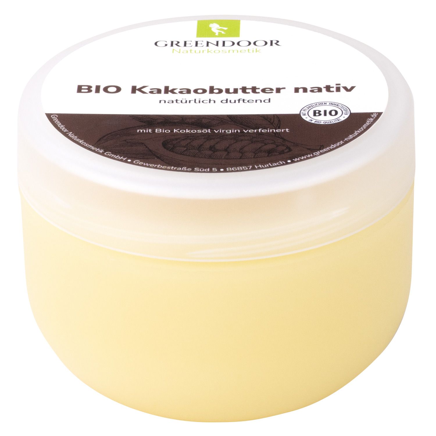 Bio Kakaobutter nativ unraffiniert und vegan, natürlich duftende ...