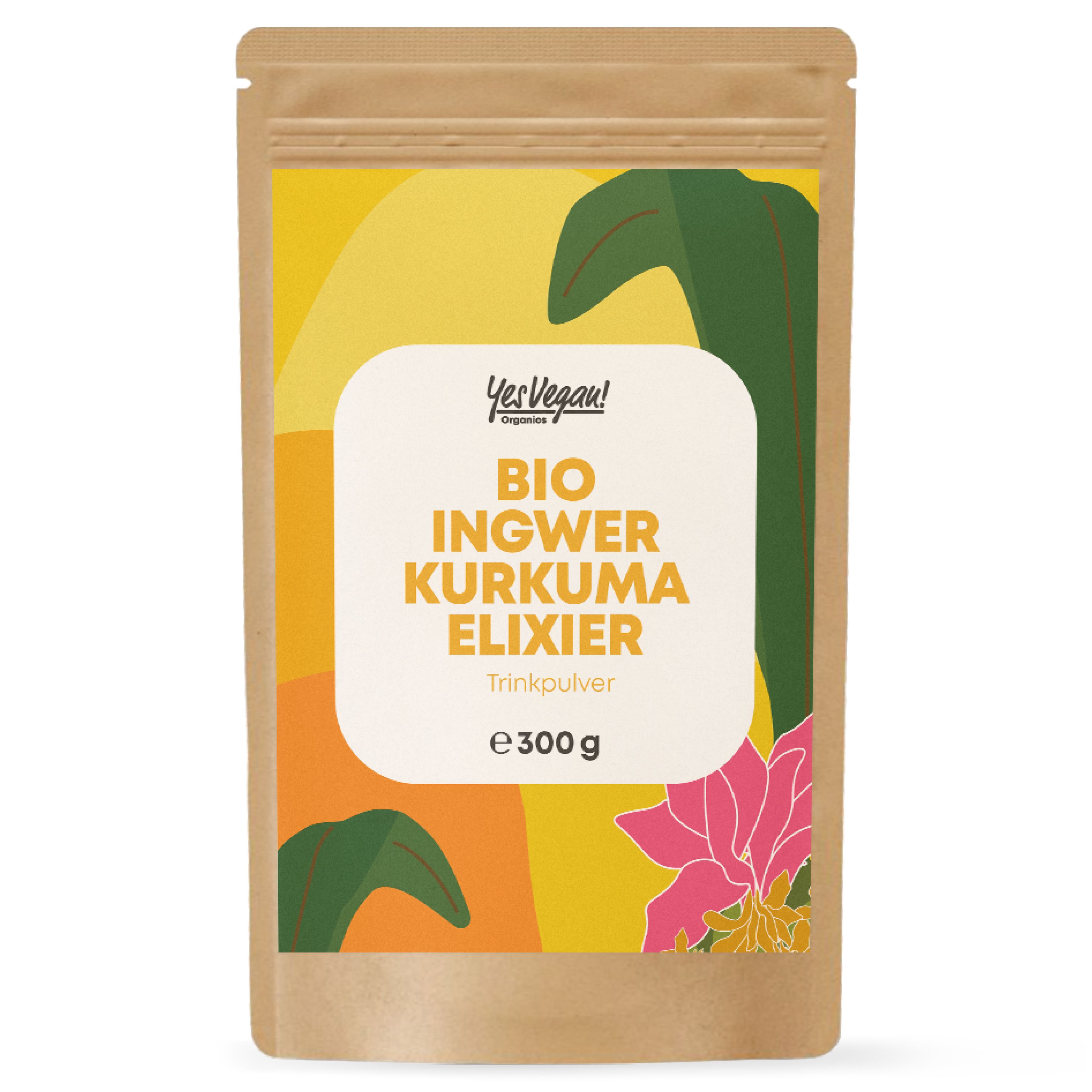 Yes Vegan® Bio Ingwer Shot mit Kurkuma - Pulver 2x300 g - Shop Apotheke