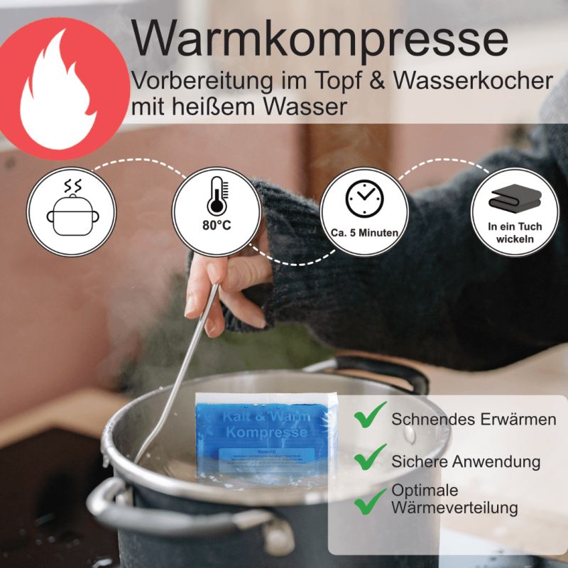 IEA Medical Kalt Warm Kompressen, 3 Kühlpacks Gel, Kühlbeutel Gel ...