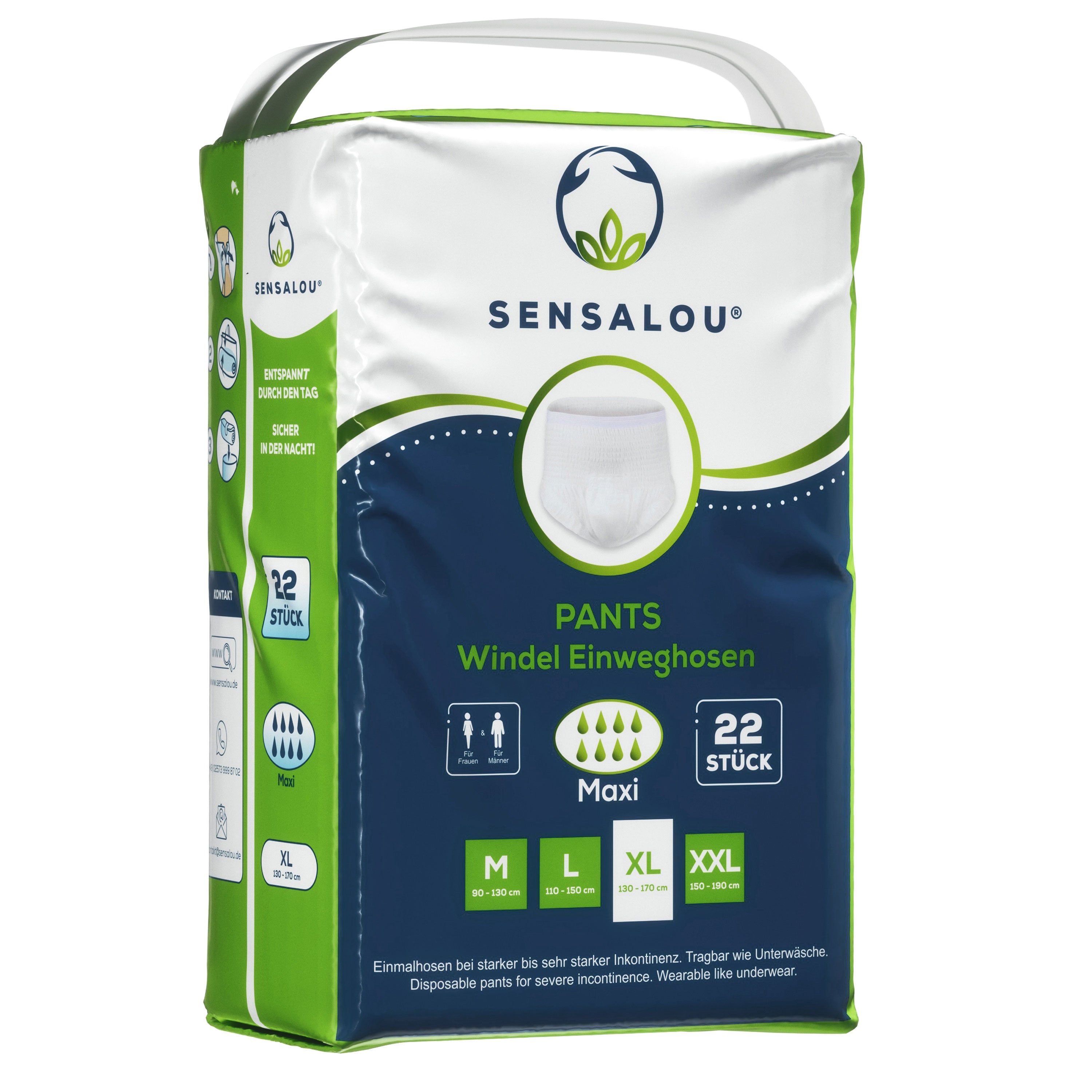 Sensalou Windel Pants für Erwachsene Maxi- Größe XL ...