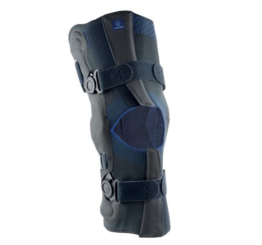 THUASNE Genu Ligaflex Knieorthese Grau mit Gelenkschienen und ...