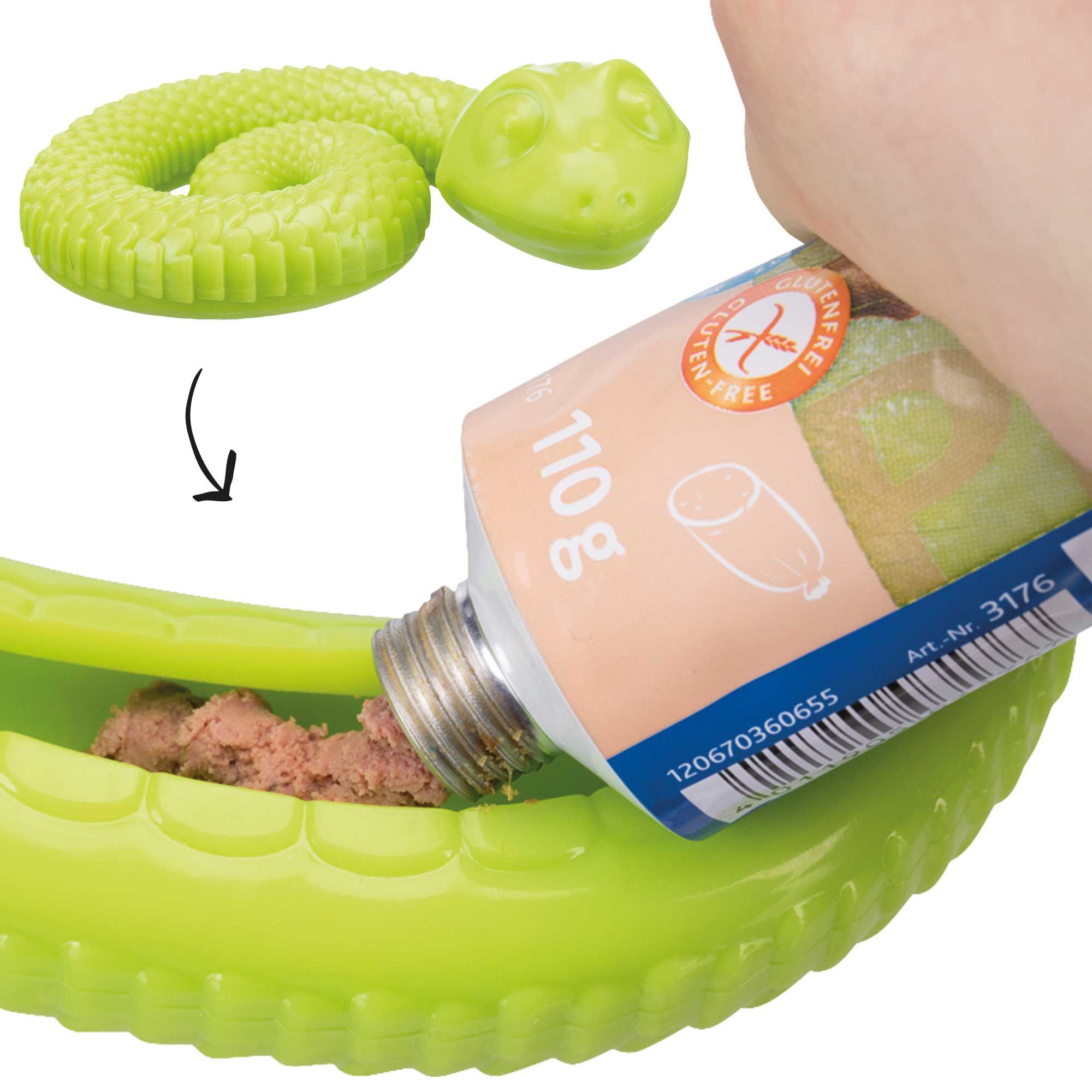 Snack Snake gerollt - Futterball für Hunde mal anders 1 St - Shop Apotheke