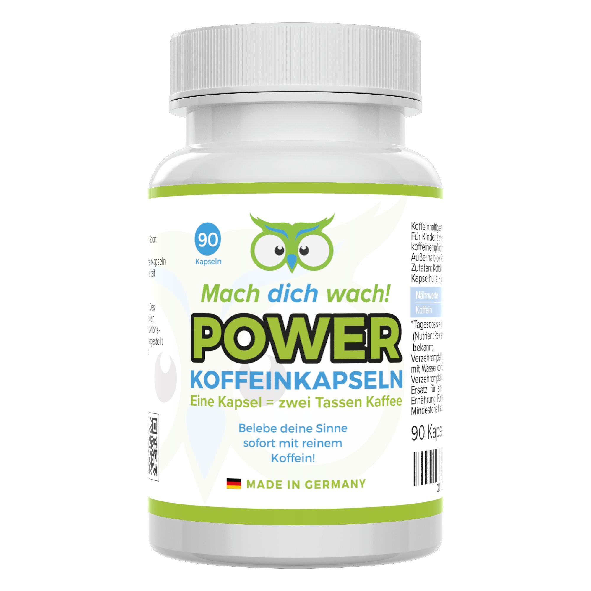 Koffein Kapseln - Mach dich wach!® 90 St - Shop Apotheke
