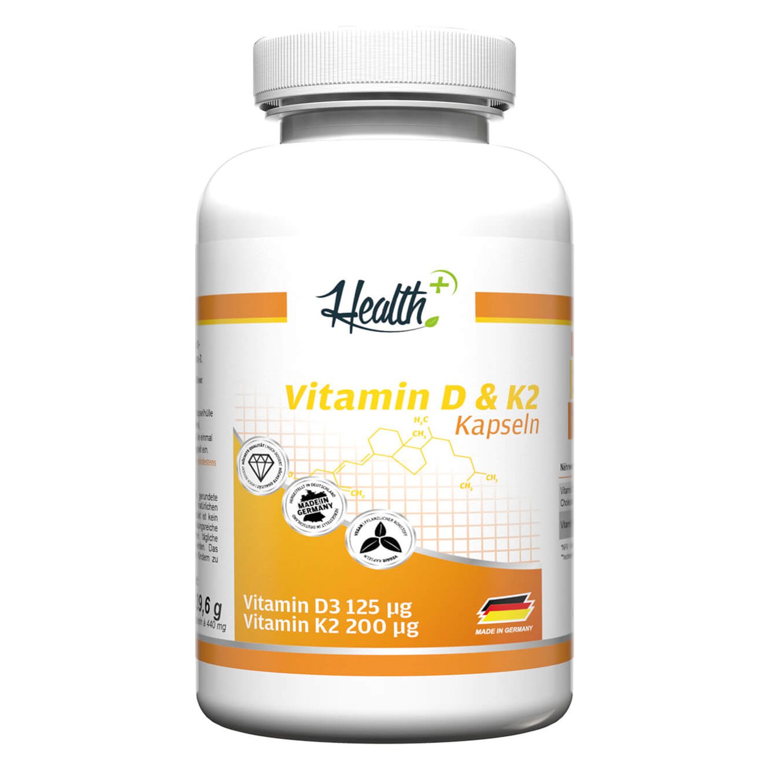 HEALTH+ VITAMIN D3 & K2 90 St - Shop Apotheke