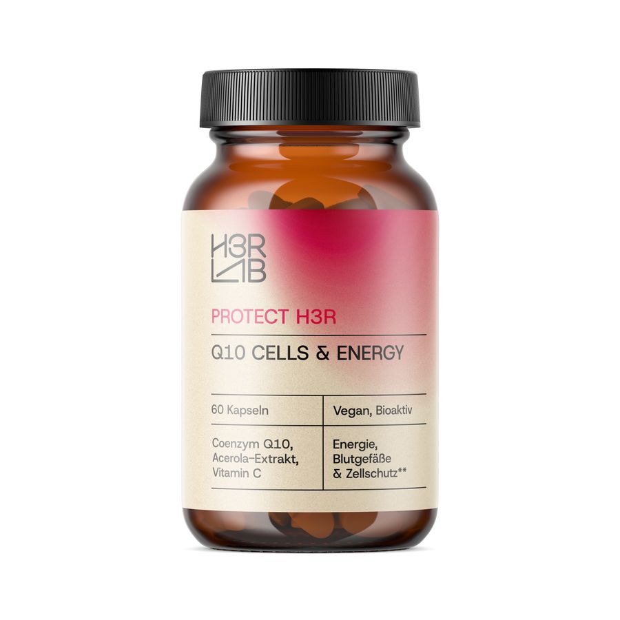 H3R LAB Q10 Cells & Energy – Coenzym Q10 & Vitamin E für Zellenergie ...
