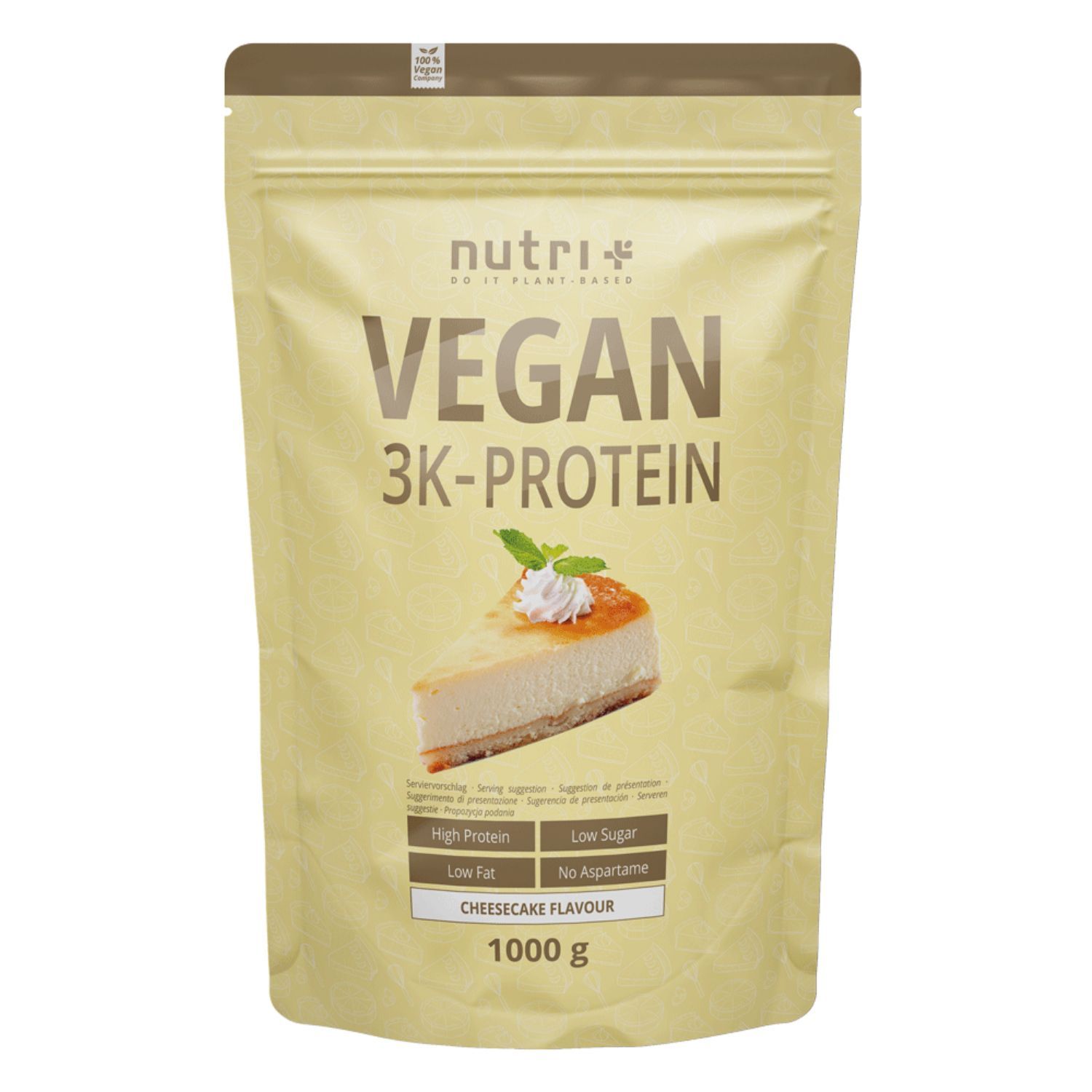 Nutri+ Vegan 3K Protein 1000 g - Shop Apotheke