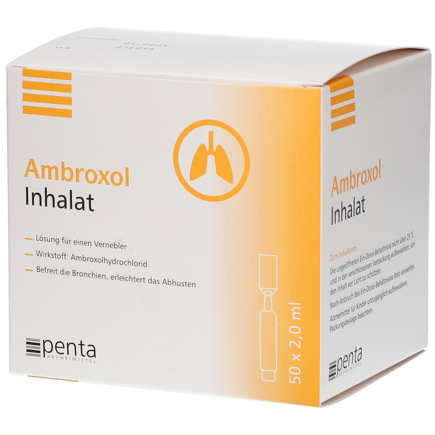 Ambroxol Inhalat 50x2 ml - Shop Apotheke