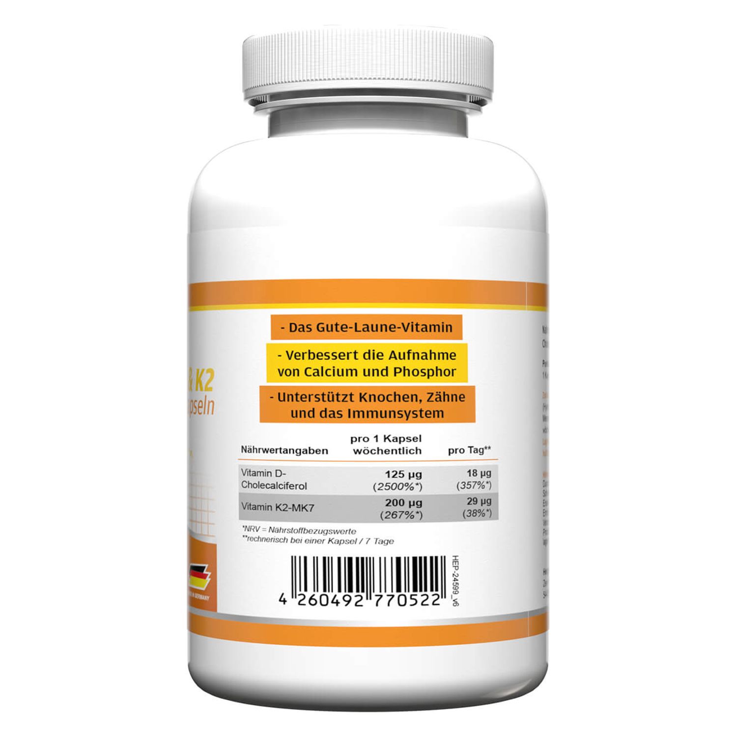 HEALTH+ Vitamin D3 & K2 90 St - shop-apotheke.at