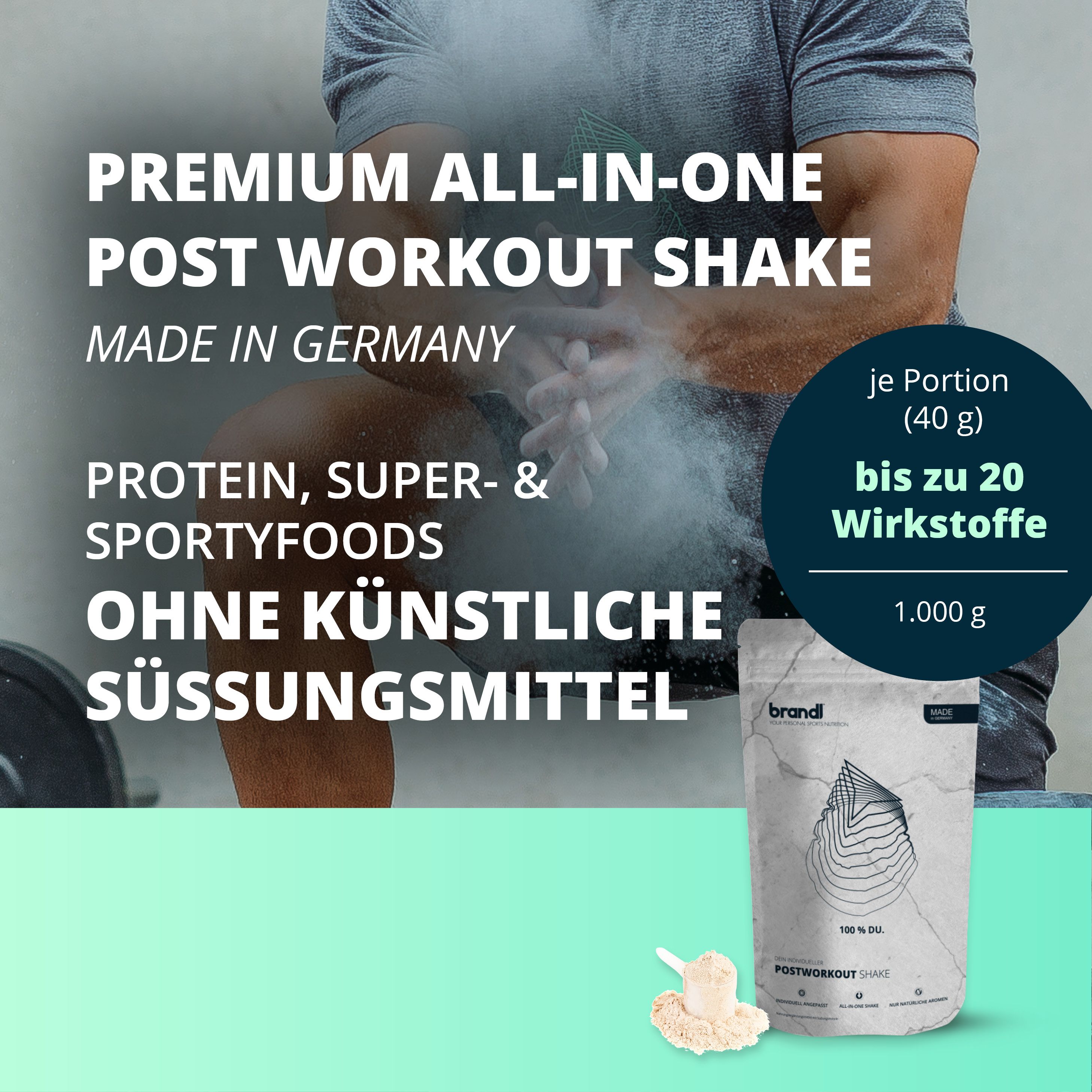 brandl® Protein-Pulver All-in-One nach dem Training | 5K-Protein-Mix ...