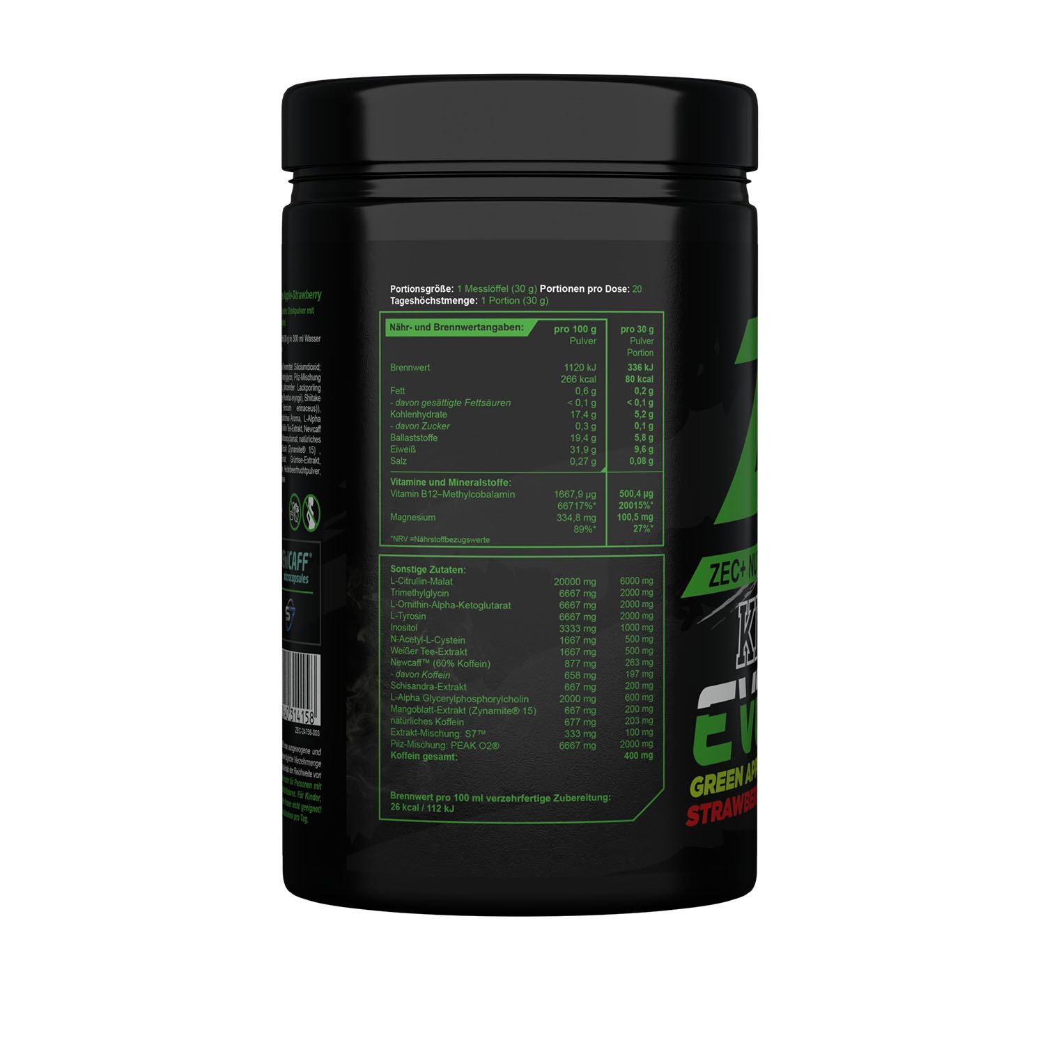 ZEC+ KICKDOWN EVOLUTION Pre Workout Booster 400 g - Shop Apotheke