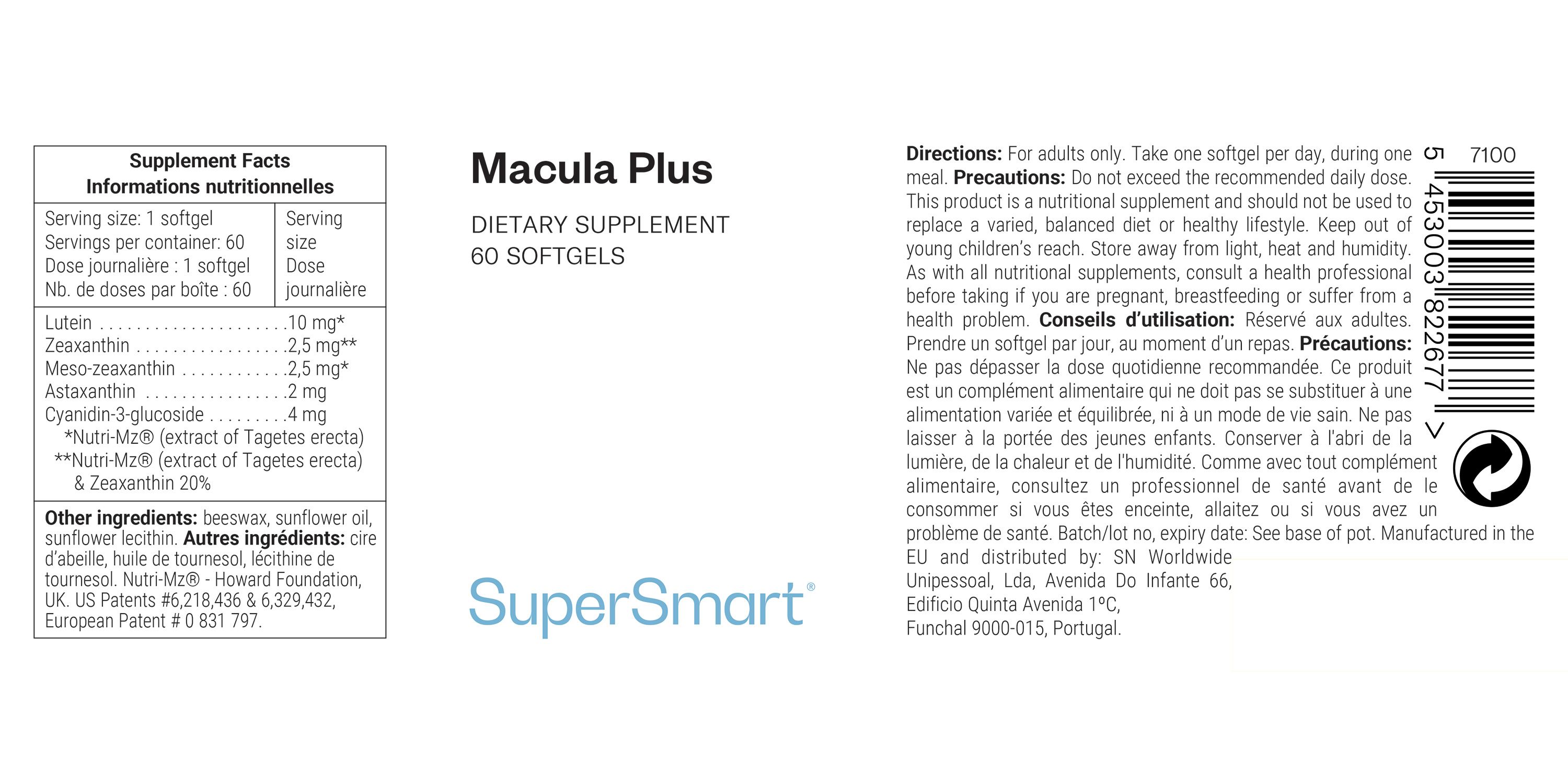 SuperSmart - Macula Plus 60 St - Shop Apotheke