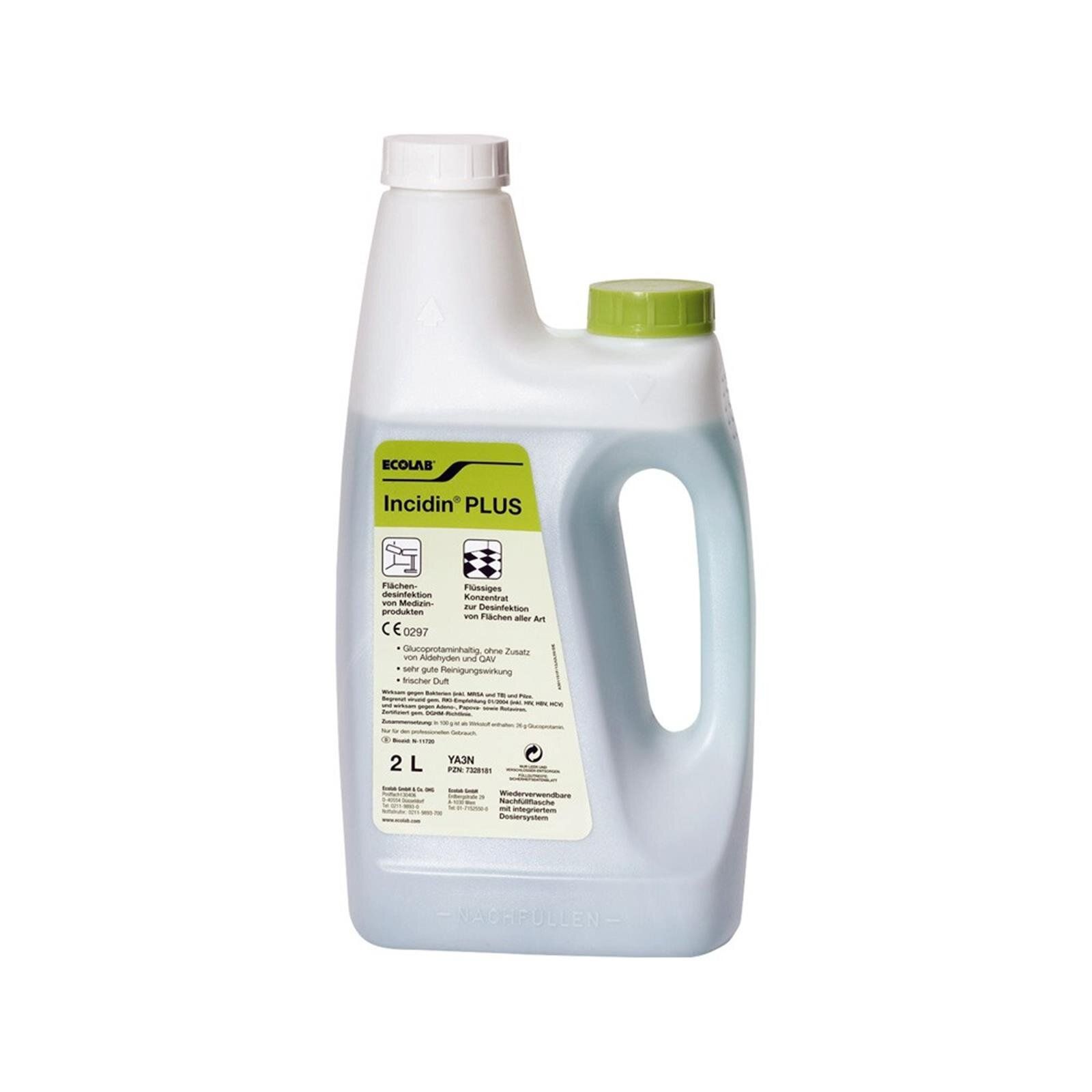 Ecolab Incidin® PLUS Flächendesinfektion Flasche 2 l - SHOP APOTHEKE