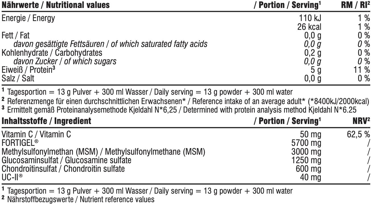 HBN Supplements - Joint Care 390 g - Shop Apotheke