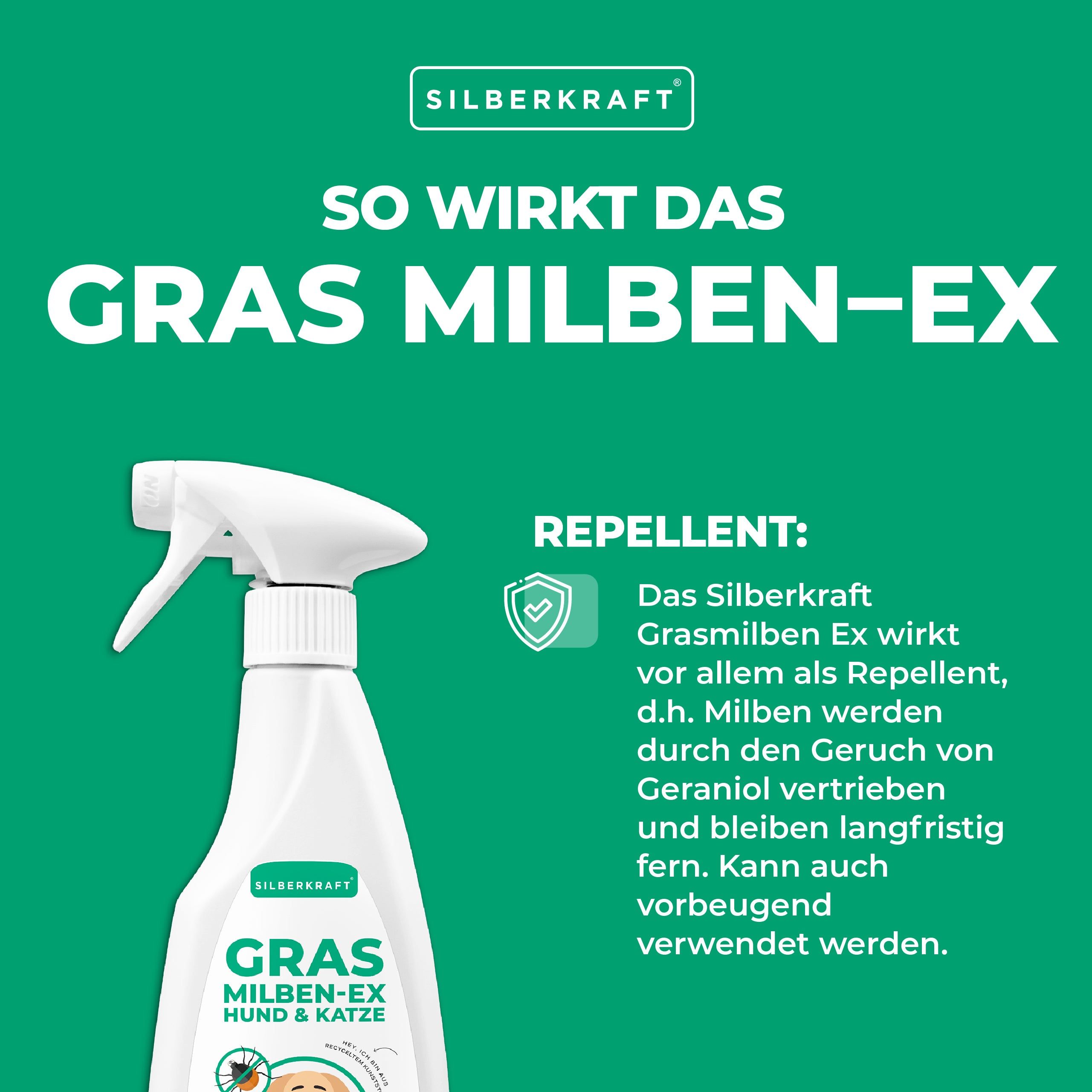 SILBERKRAFT Grasmilben Ex Hund & Katze 500 ml - Shop Apotheke