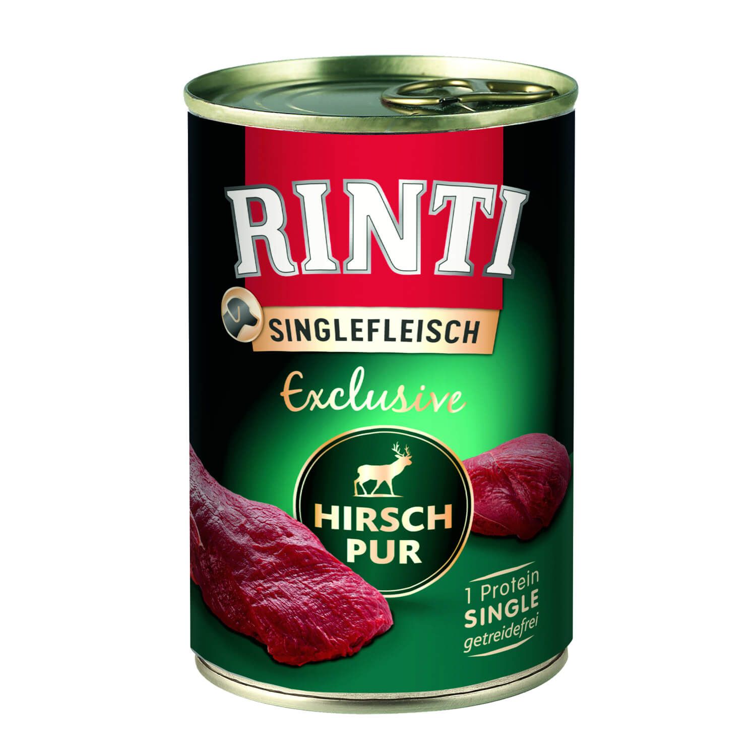 Rinti Singlefleisch Exclusive Hirsch Pur 6x400 g - Shop Apotheke