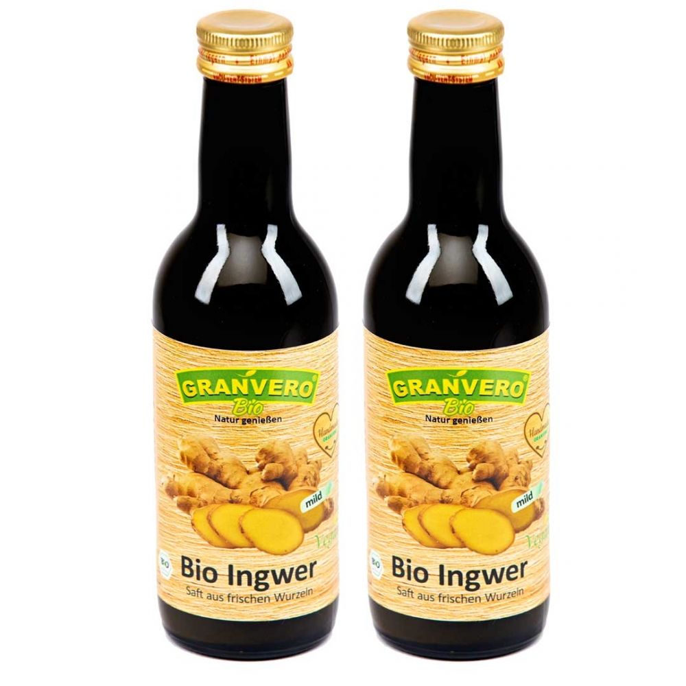 Granvero® Bio Ingwer Saft mild 2 St - Shop Apotheke