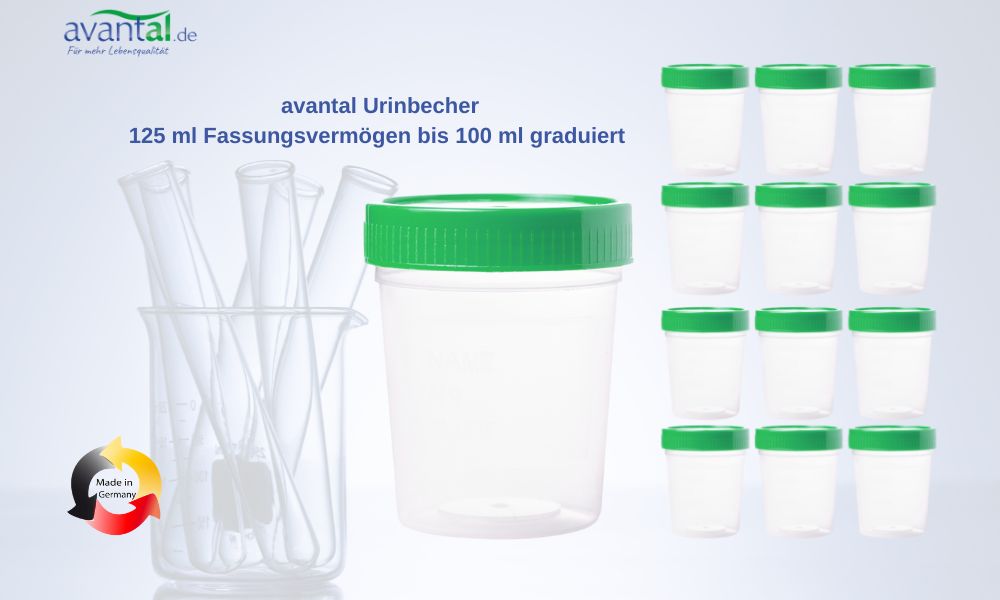 avantal® Urinbecher bis 100 ml graduiert 50 St - Shop Apotheke