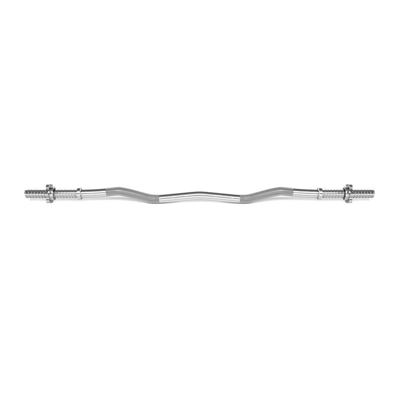 ScSPORTS® Curhantelstange 120cm mit Gewinde, Standardnorm, massive ...