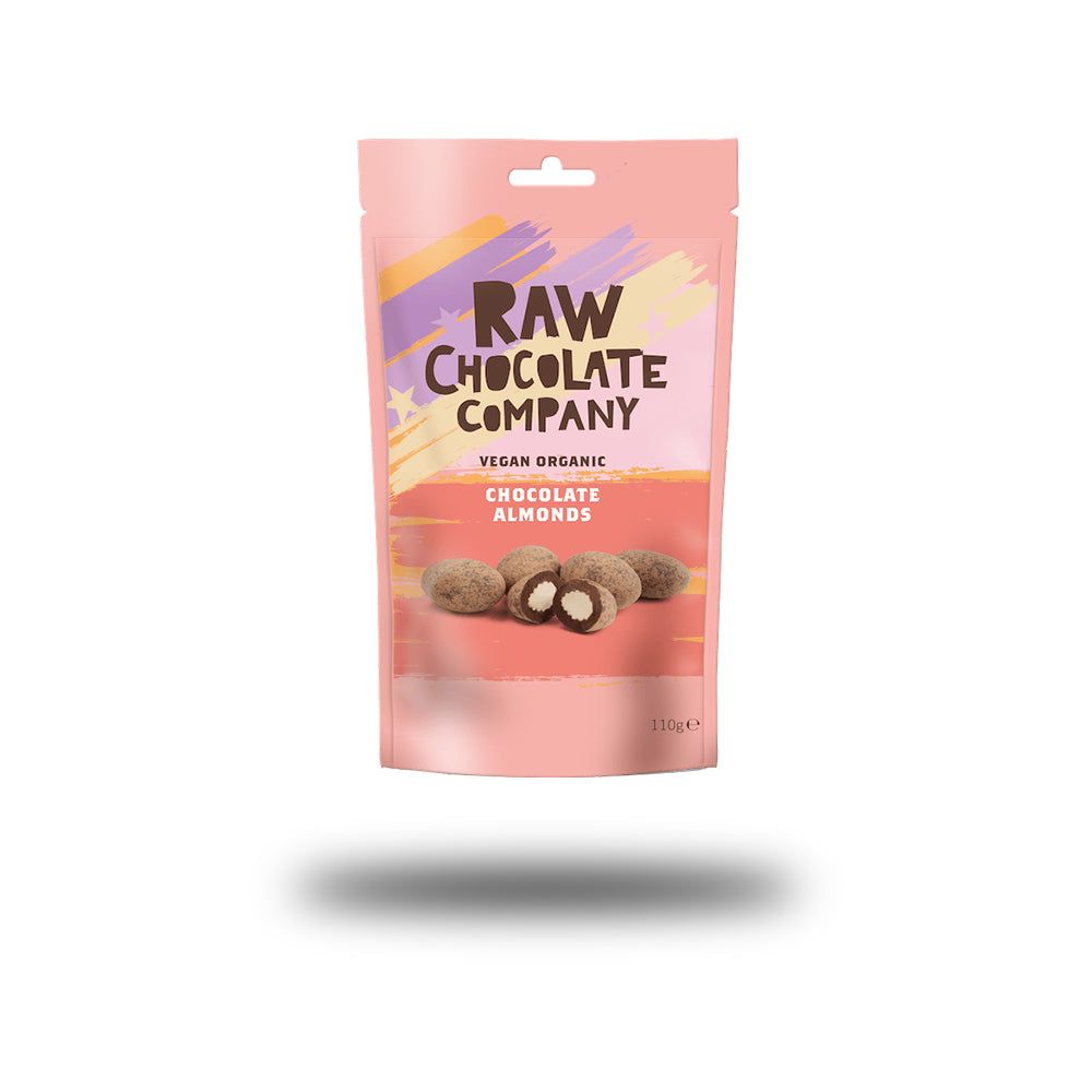 The Raw Choc Company - Schokoladen Mandeln 110 g - Shop Apotheke