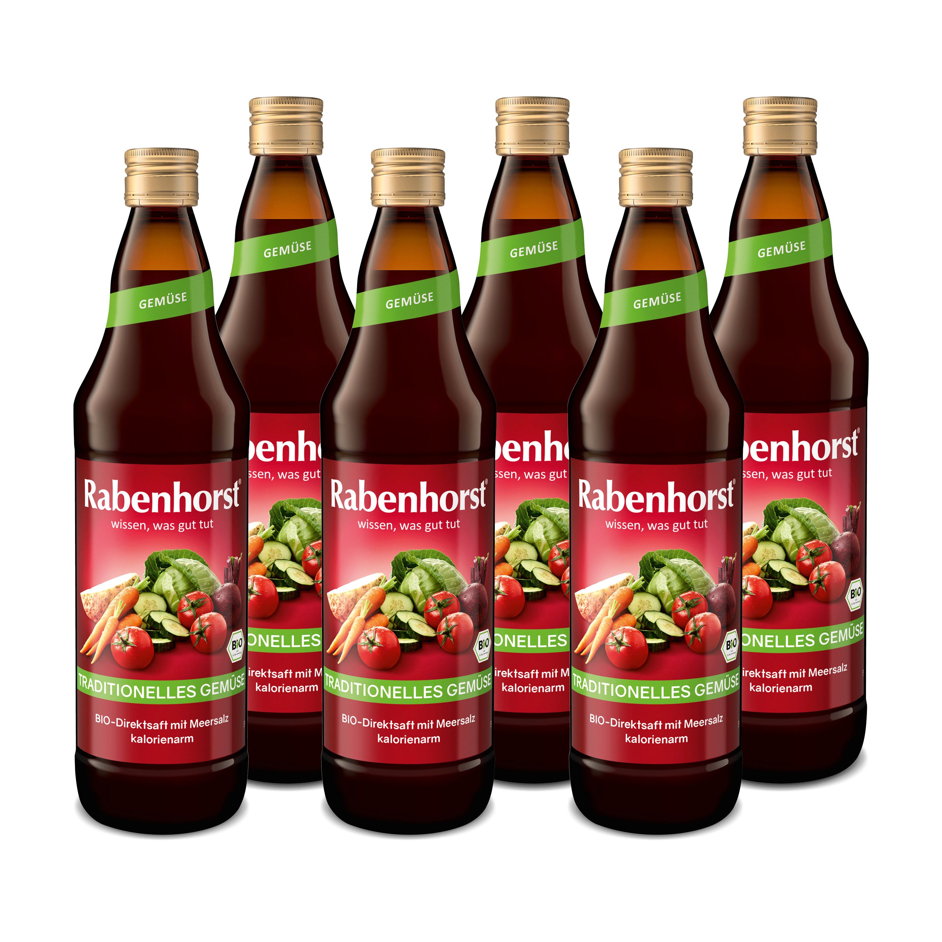 Rabenhorst Traditioneller Gemüsesaft BIO 6x700 ml - Shop Apotheke