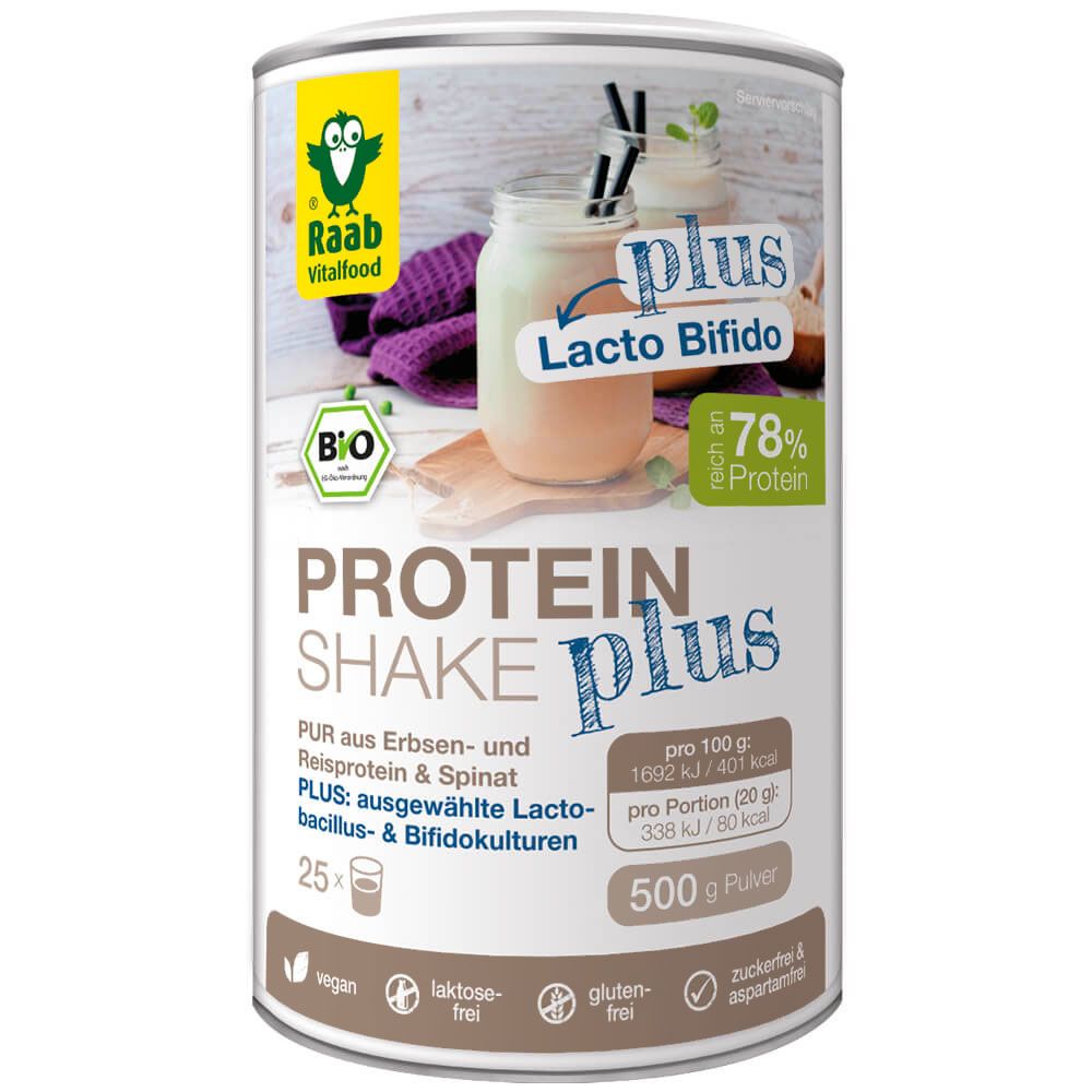 Raab Bio Protein Shake Pur Plus 600 g - Shop Apotheke