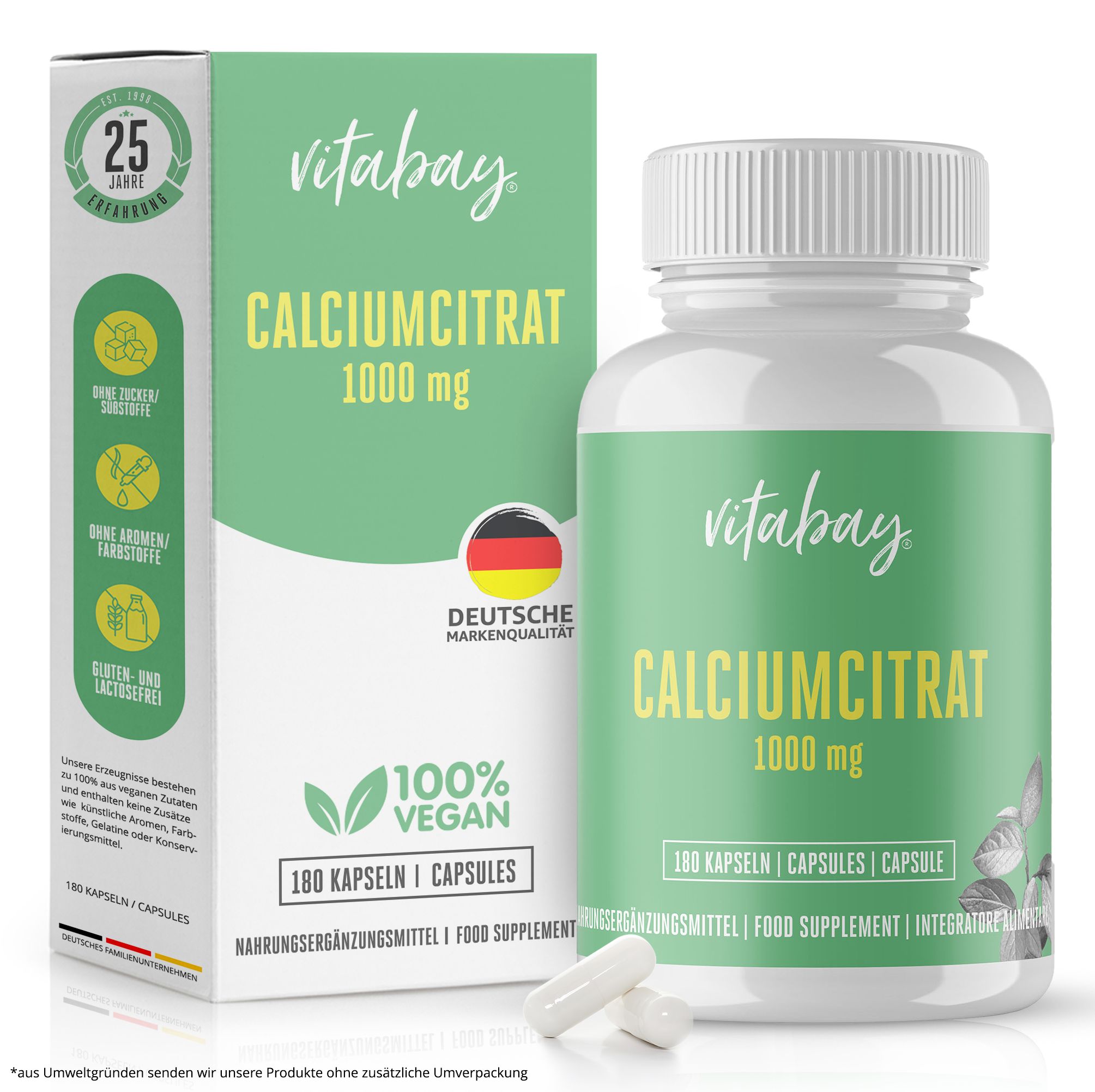 Vitabay Calcium 1000mg 180 St - SHOP APOTHEKE