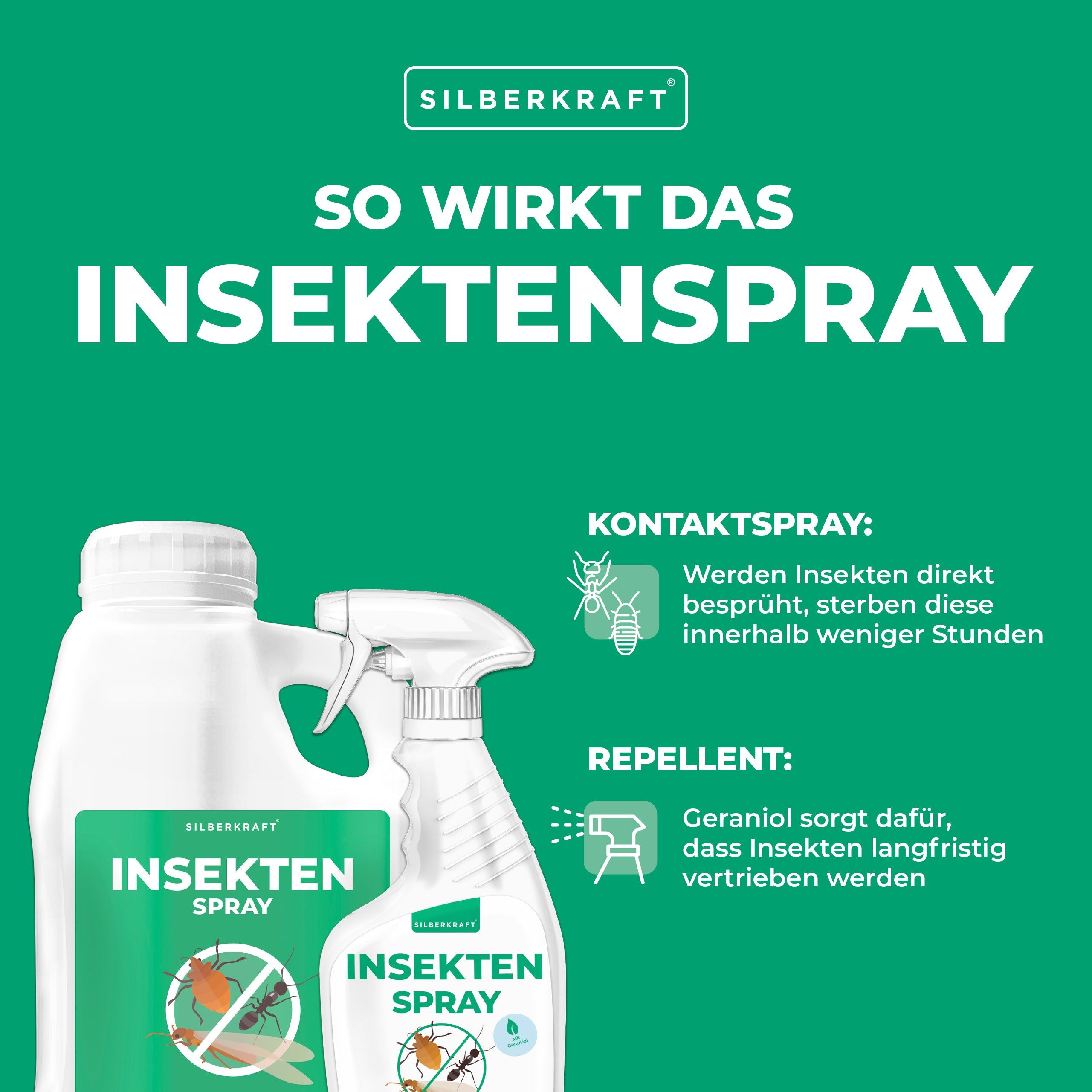 SILBERKRAFT Universal Insektenspray 2,5 l - Shop Apotheke