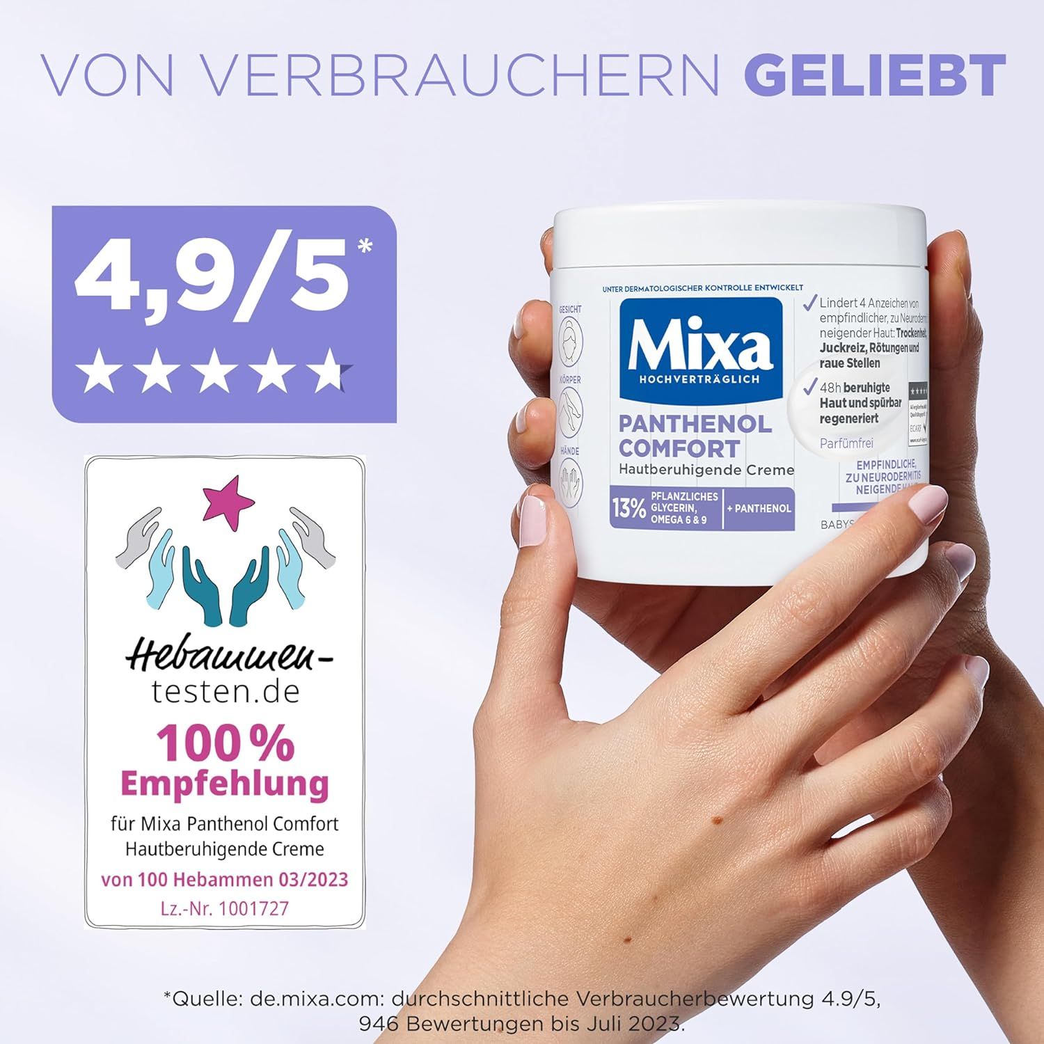 Mixa Panthenol Comfort 400 ml - Shop Apotheke