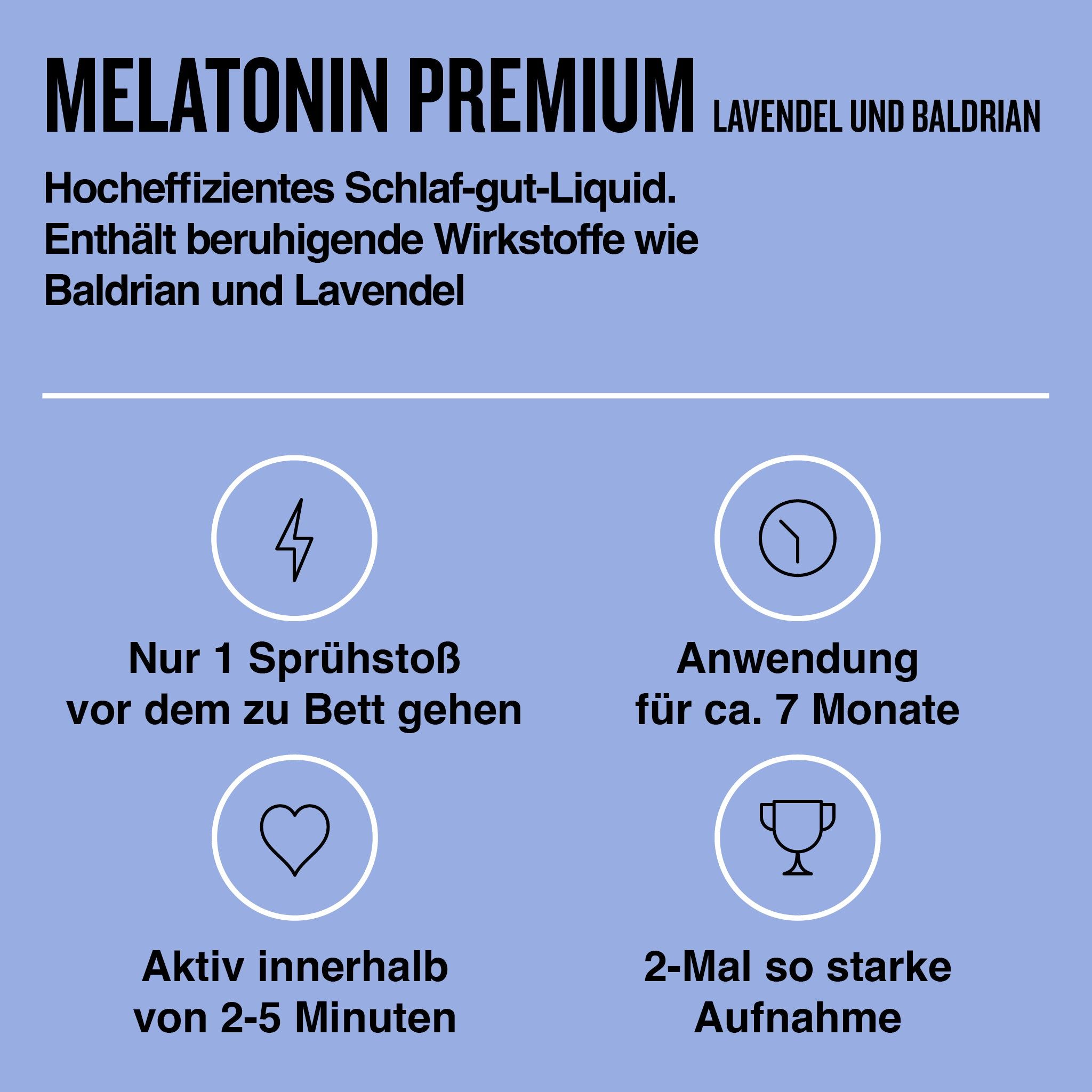 MYRICALS MELATONIN LAVENDEL UND BALDRIAN - PREMIUM NIGHT SPRAY 30 ml ...