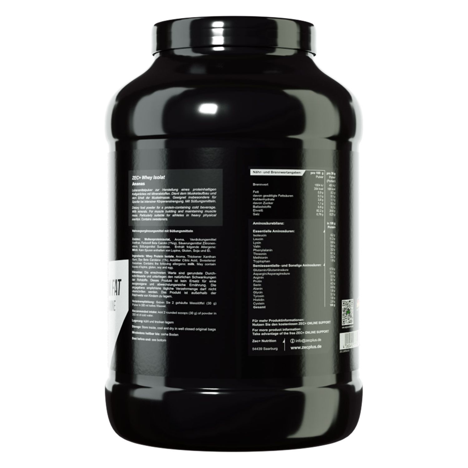 ZEC+ WHEY ISOLAT Protein/ Eiweiß Ananas 2500 g - Shop Apotheke
