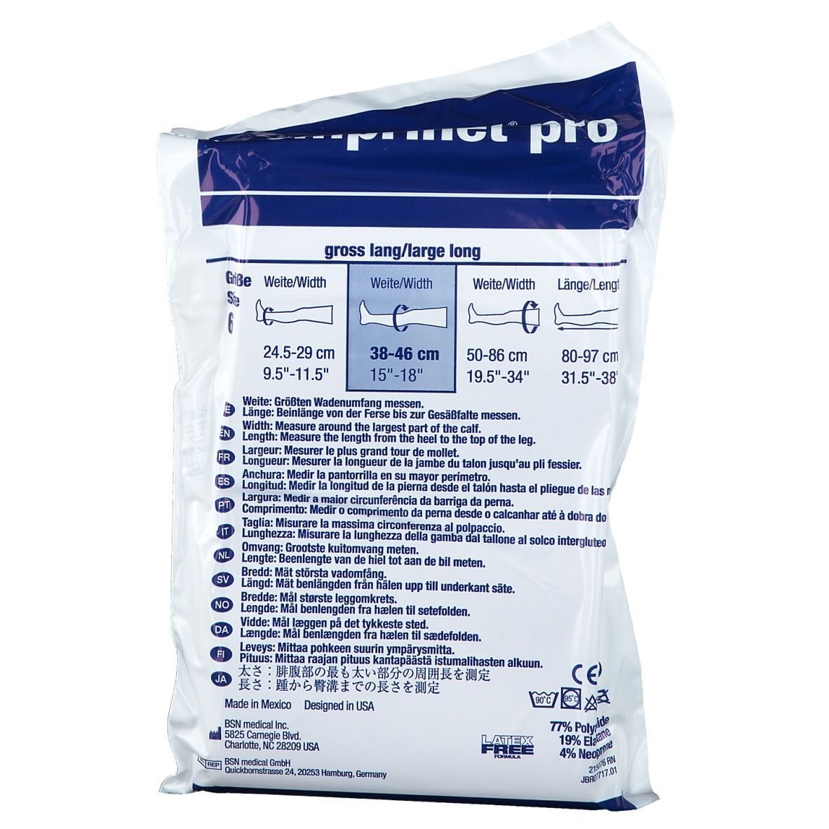 Comprinet® pro Strumpf oberschenkellang Gr. 6 2 St - Shop Apotheke