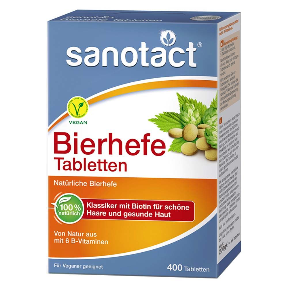 sanotact® Bierhefe 200 g - Shop Apotheke