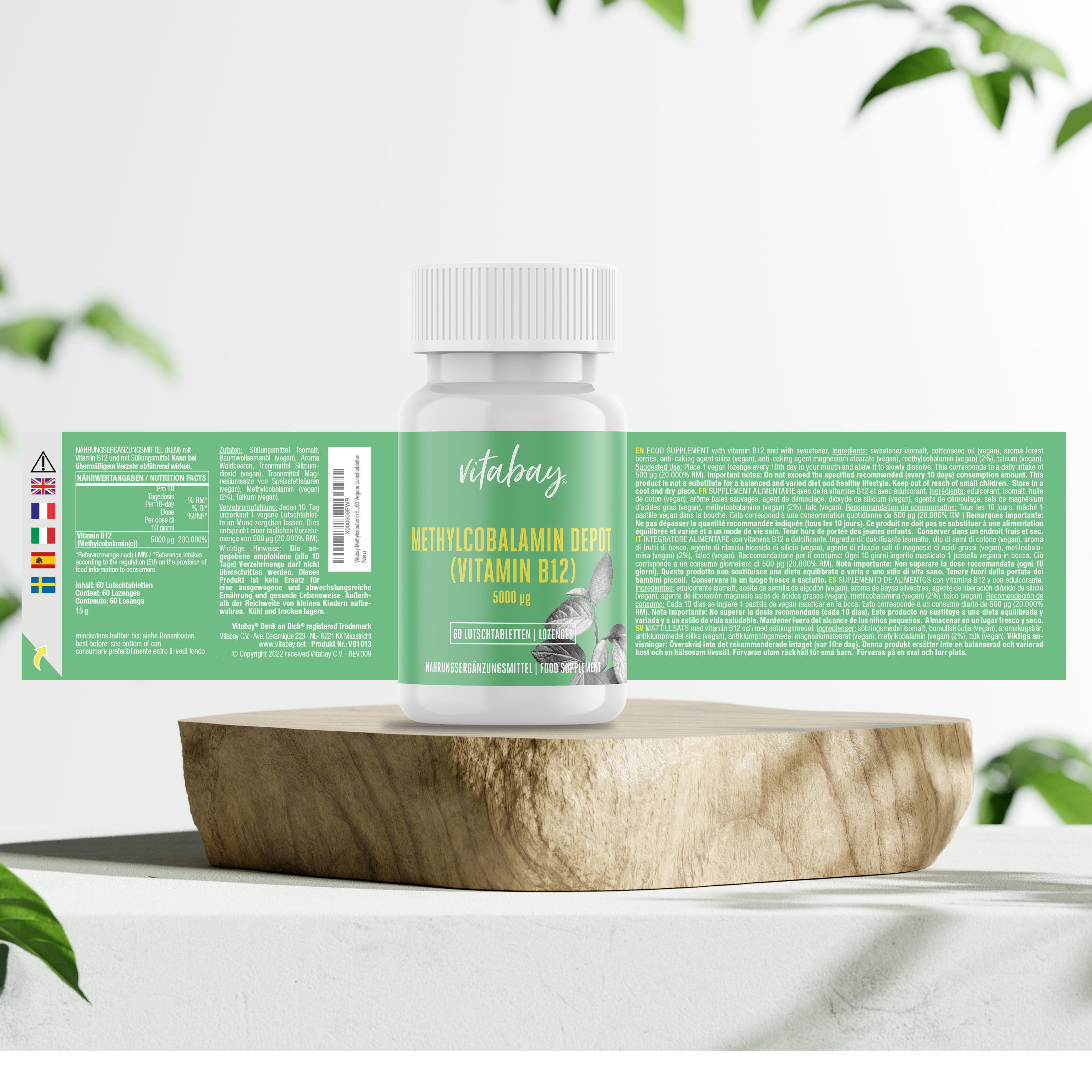 Vitabay B12 Depot 5000 mcg 60 St - Shop Apotheke