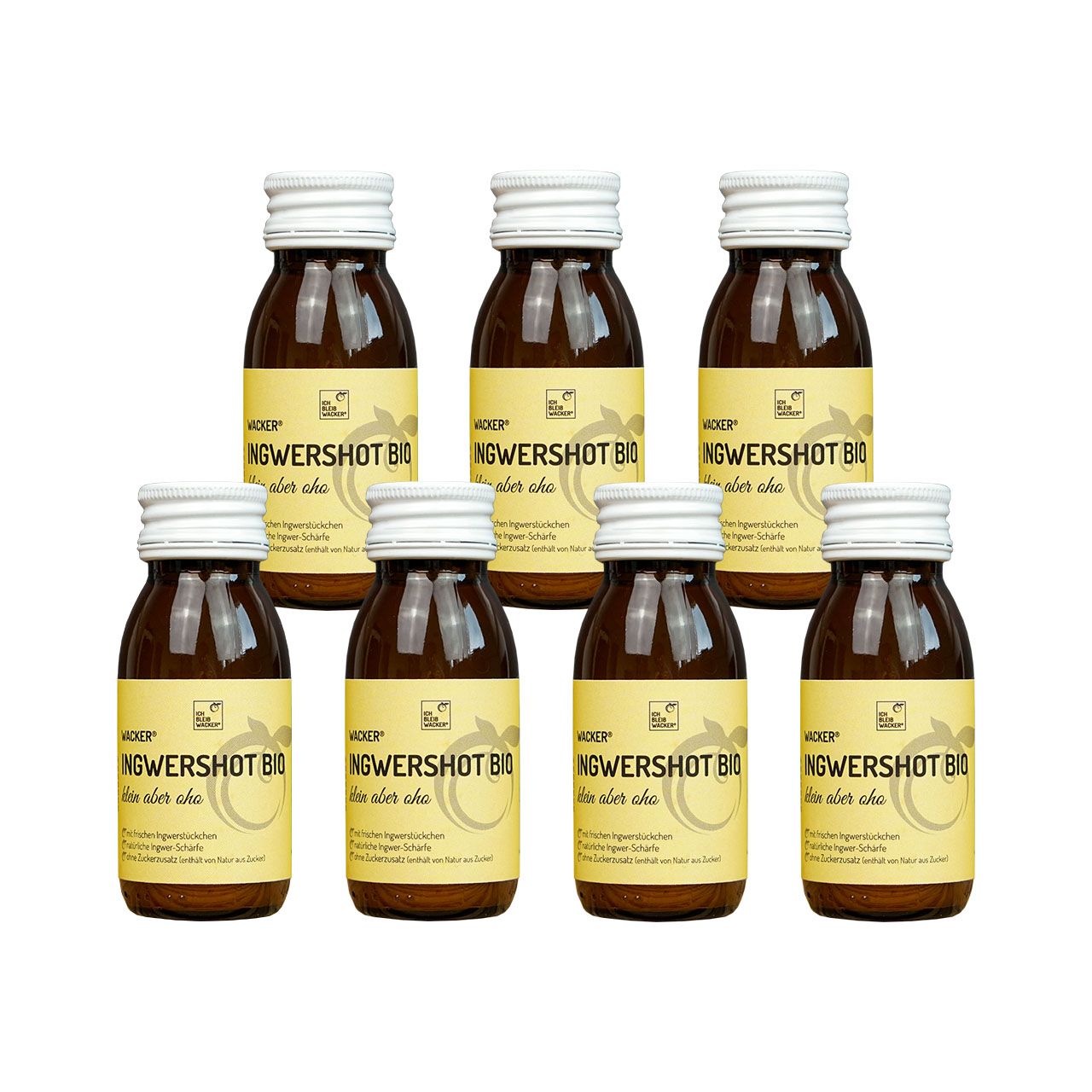Wacker Ingwershot Bio Wochen-Paket 7x60 ml - Shop Apotheke