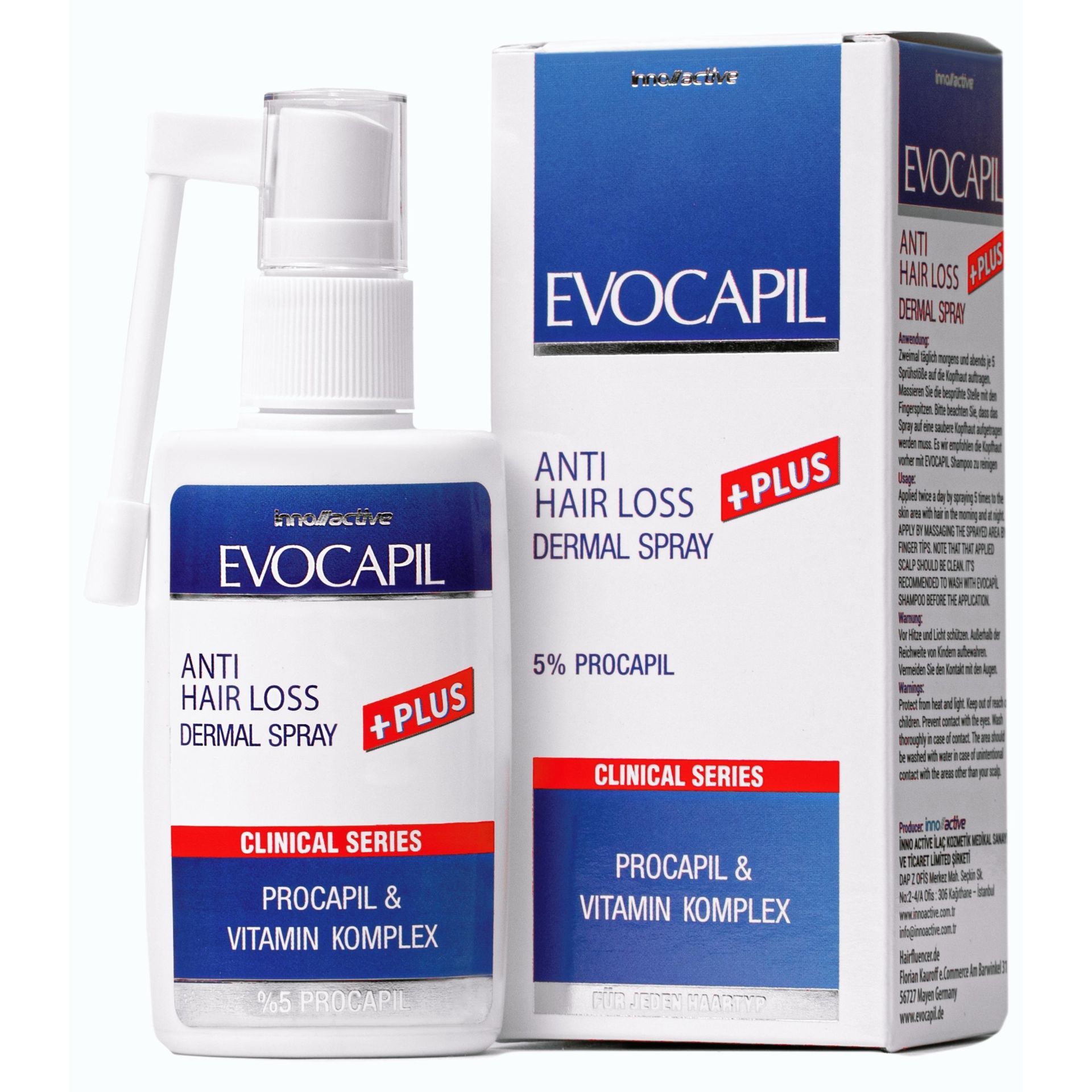 Evocapil Plus Anti-Haarausfall-Spray 60 ml - Shop Apotheke