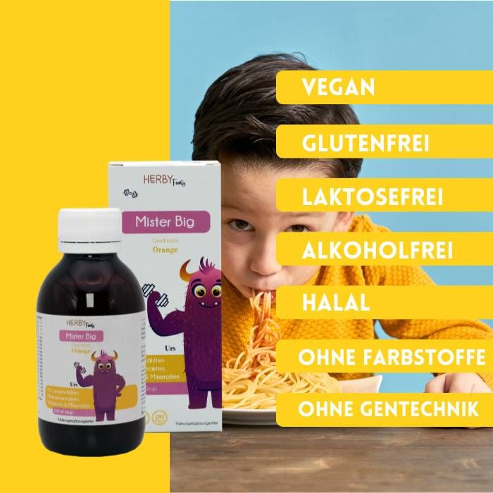 Herby Family® Mister Big Multi-Vitamine für Kinder 150 ml - Shop Apotheke